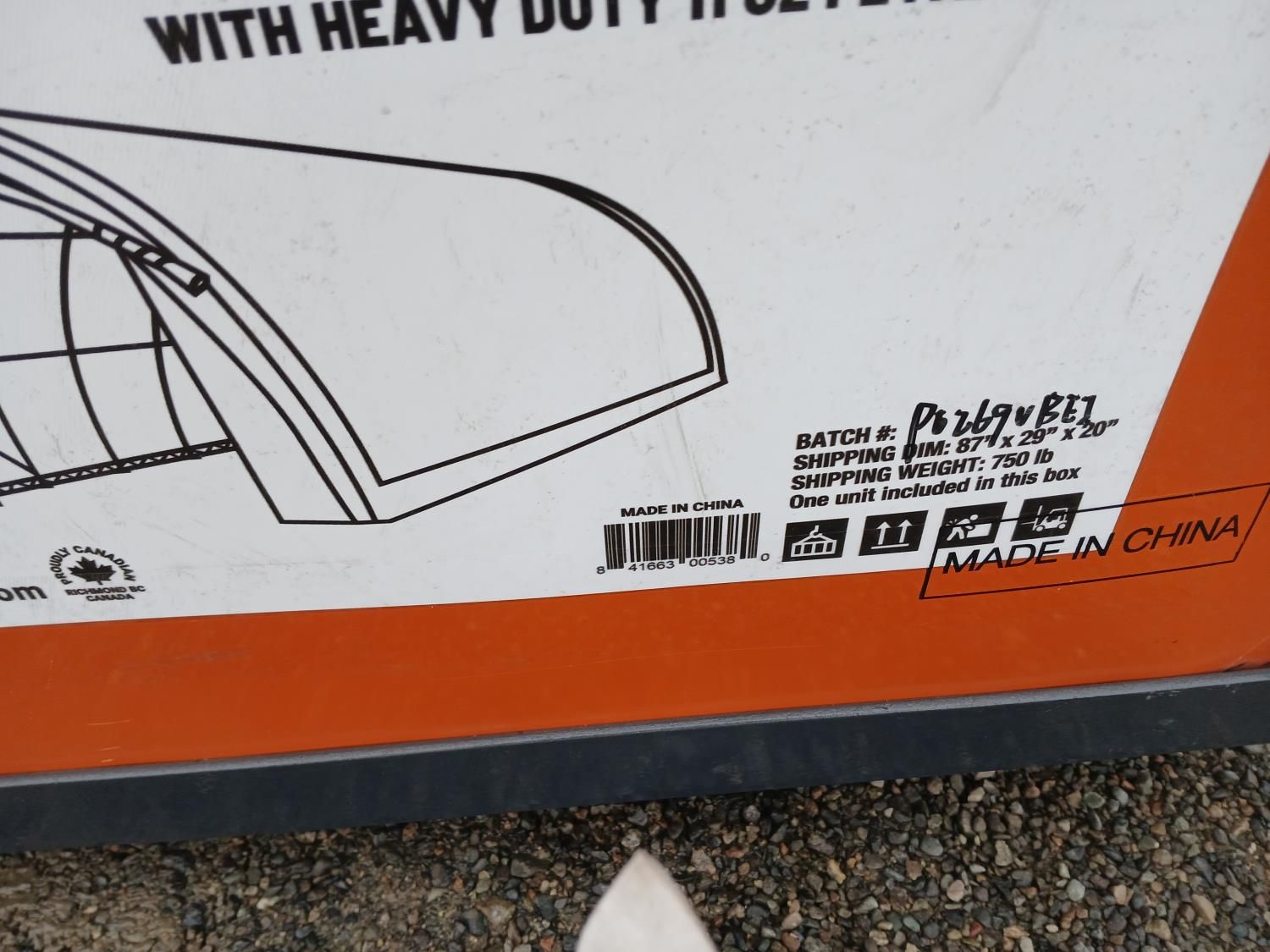 TMG Industrial TMG-ST2031P 20 Ft X 30 Ft Arch Wall Peak Ceiling Storage ...