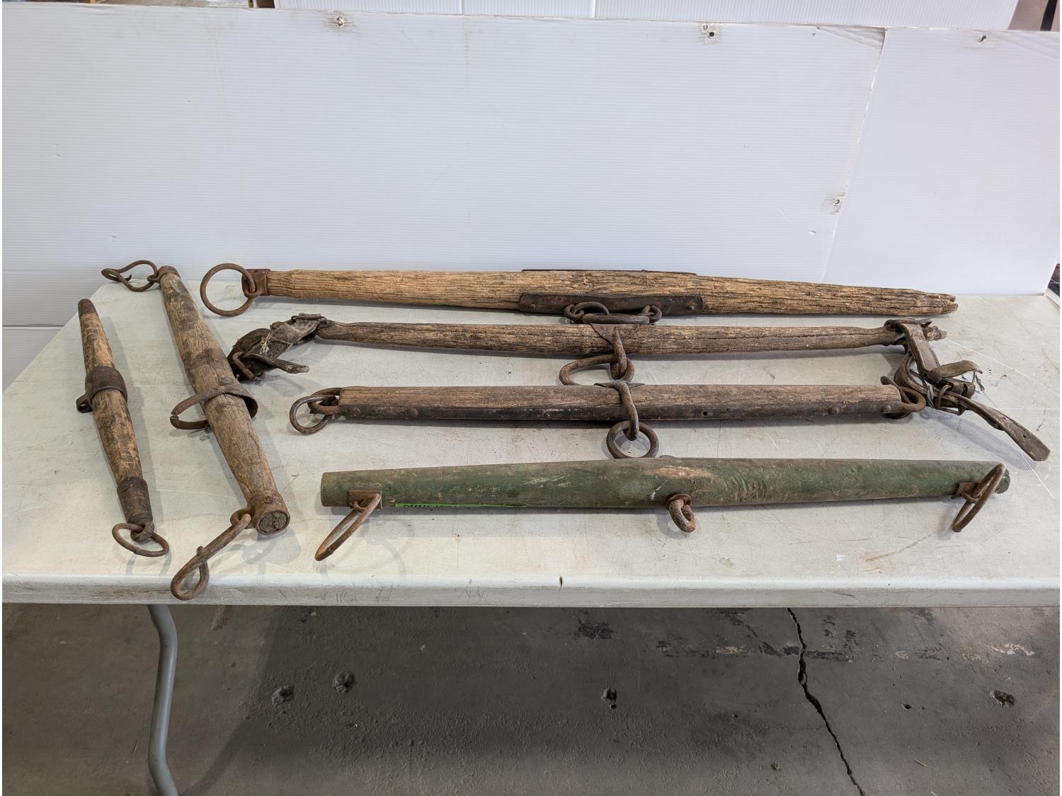 (6) Antique Yokes [24HE10042-005] | Team Auctions