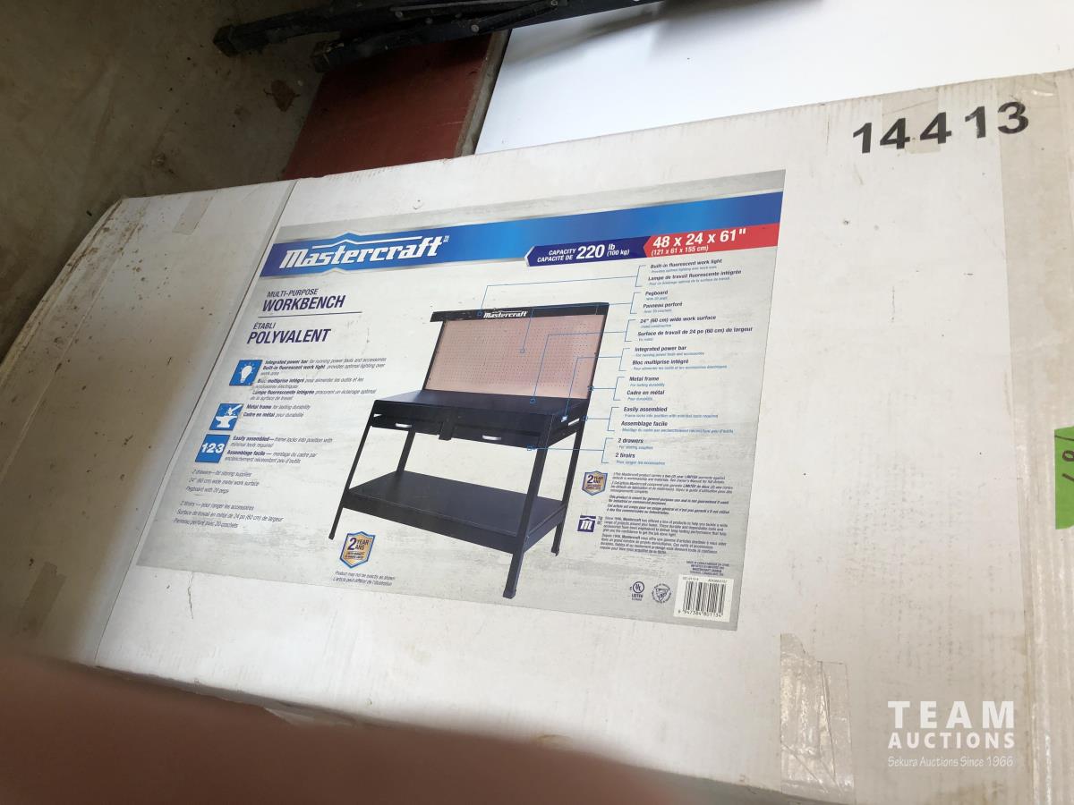Mastercraft Multi Purpose Work Bench (Unused) [23EE18001-187] | Team ...