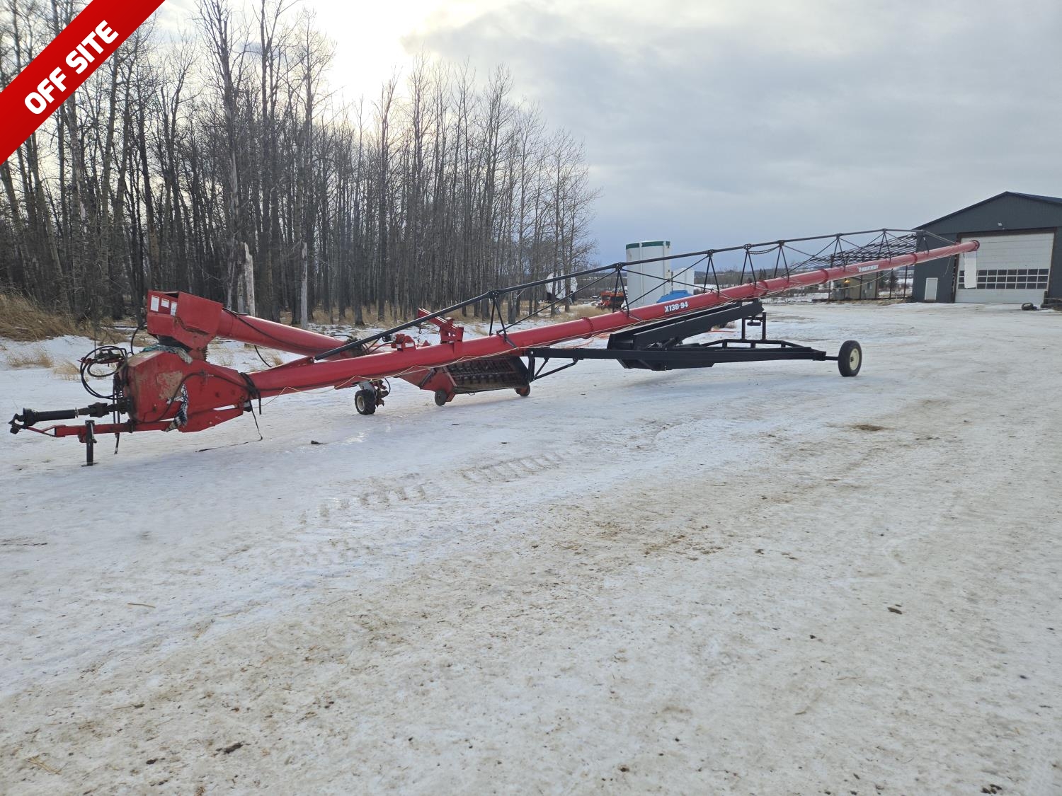 Wheatheart X130-94 13 X 94 Ft Mechanical Swing Grain Auger [25BF41003 ...