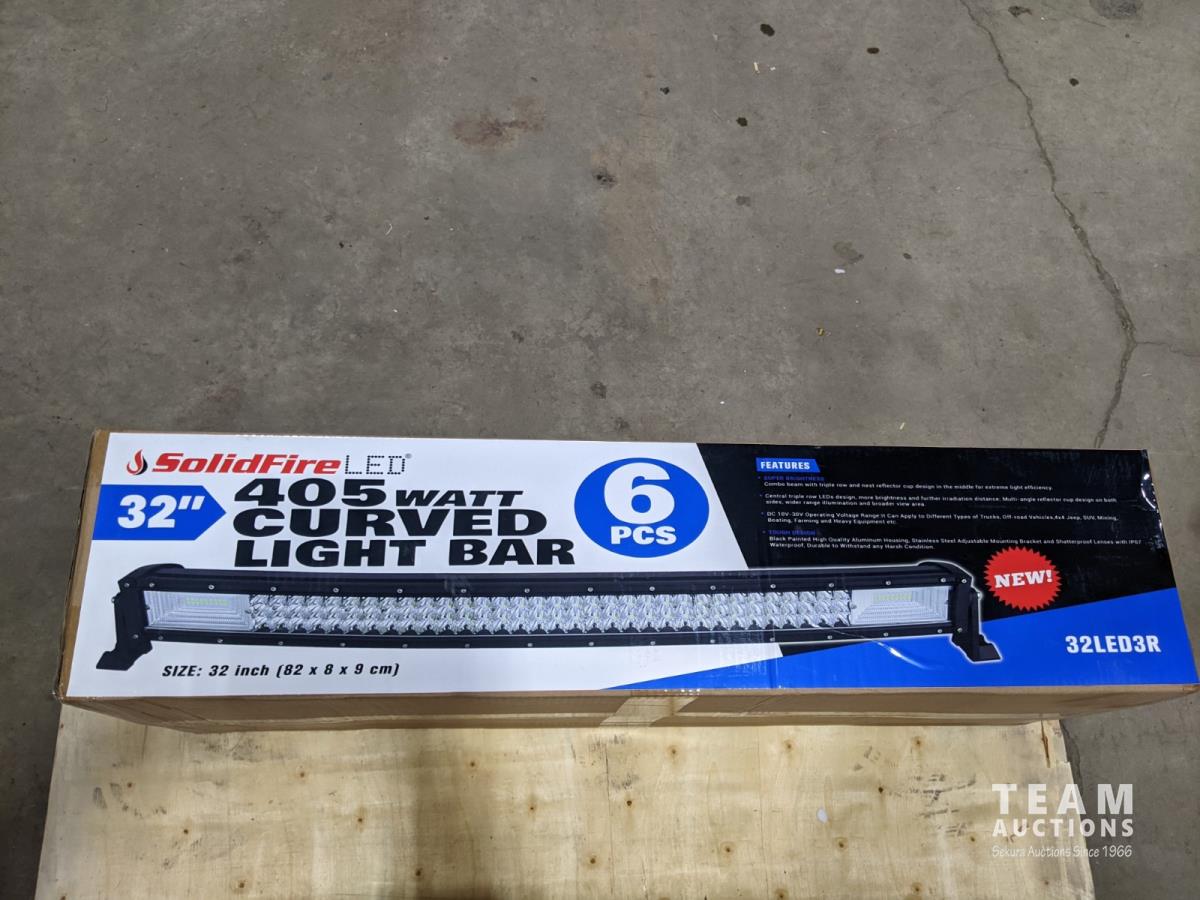 Solidfire 6 Piece 32 Inch Curved Light Bar (Unused) [23BA05002-195 ...