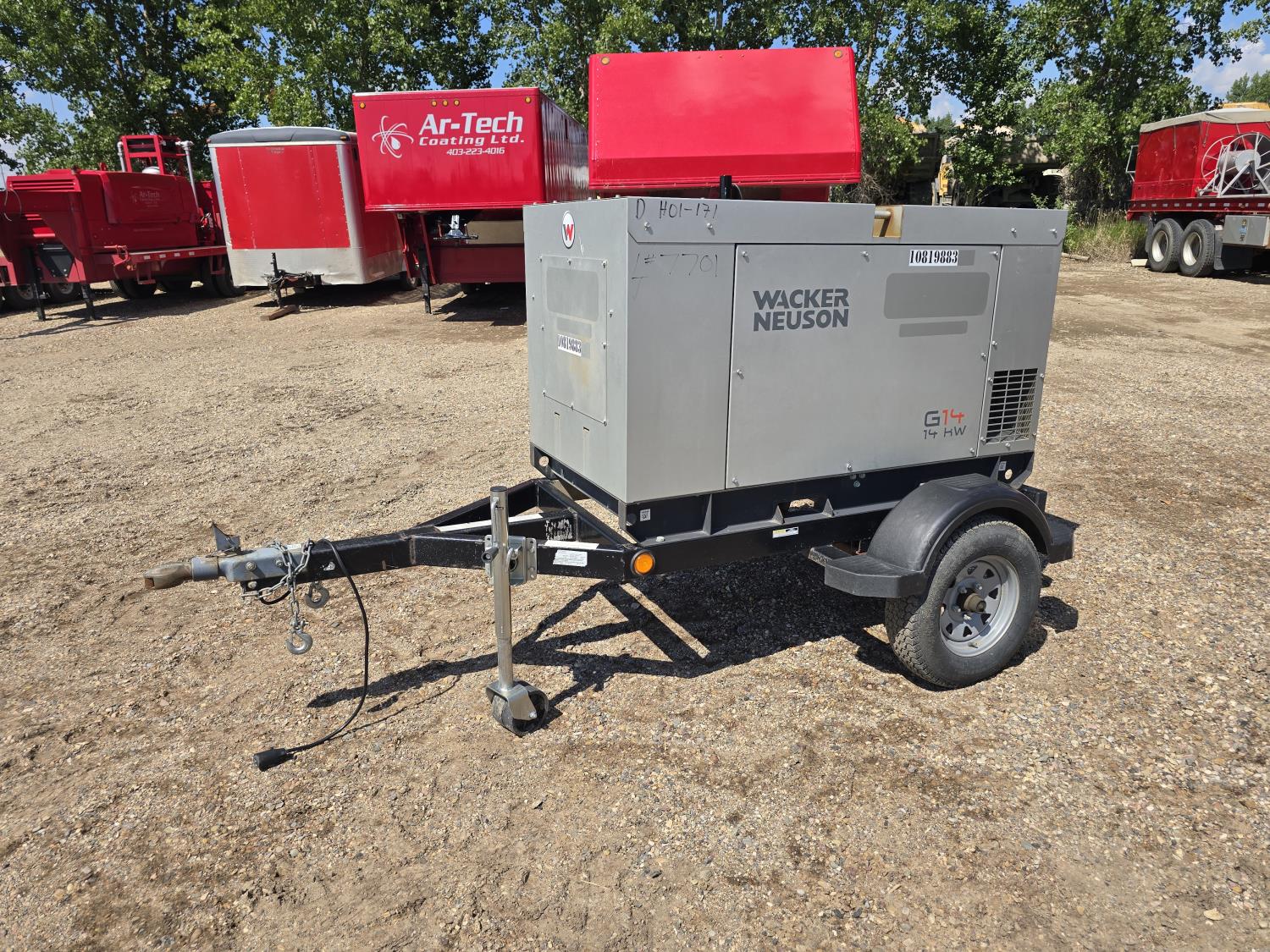 2018 Wacker Neuson G14 14 Kw Generator [25IO02001-025] | Team Auctions