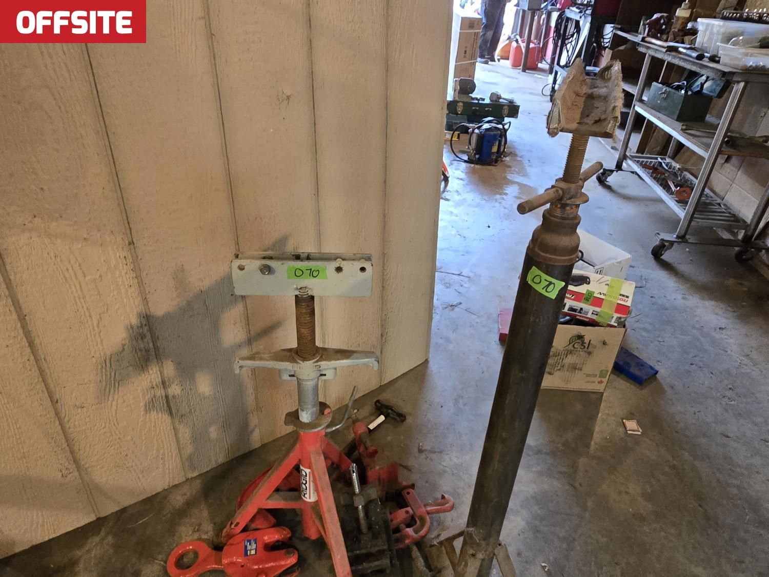 Ridgid Pipe Stand, Pipe Threader, Shop Built Stand [25JD37027-070 ...