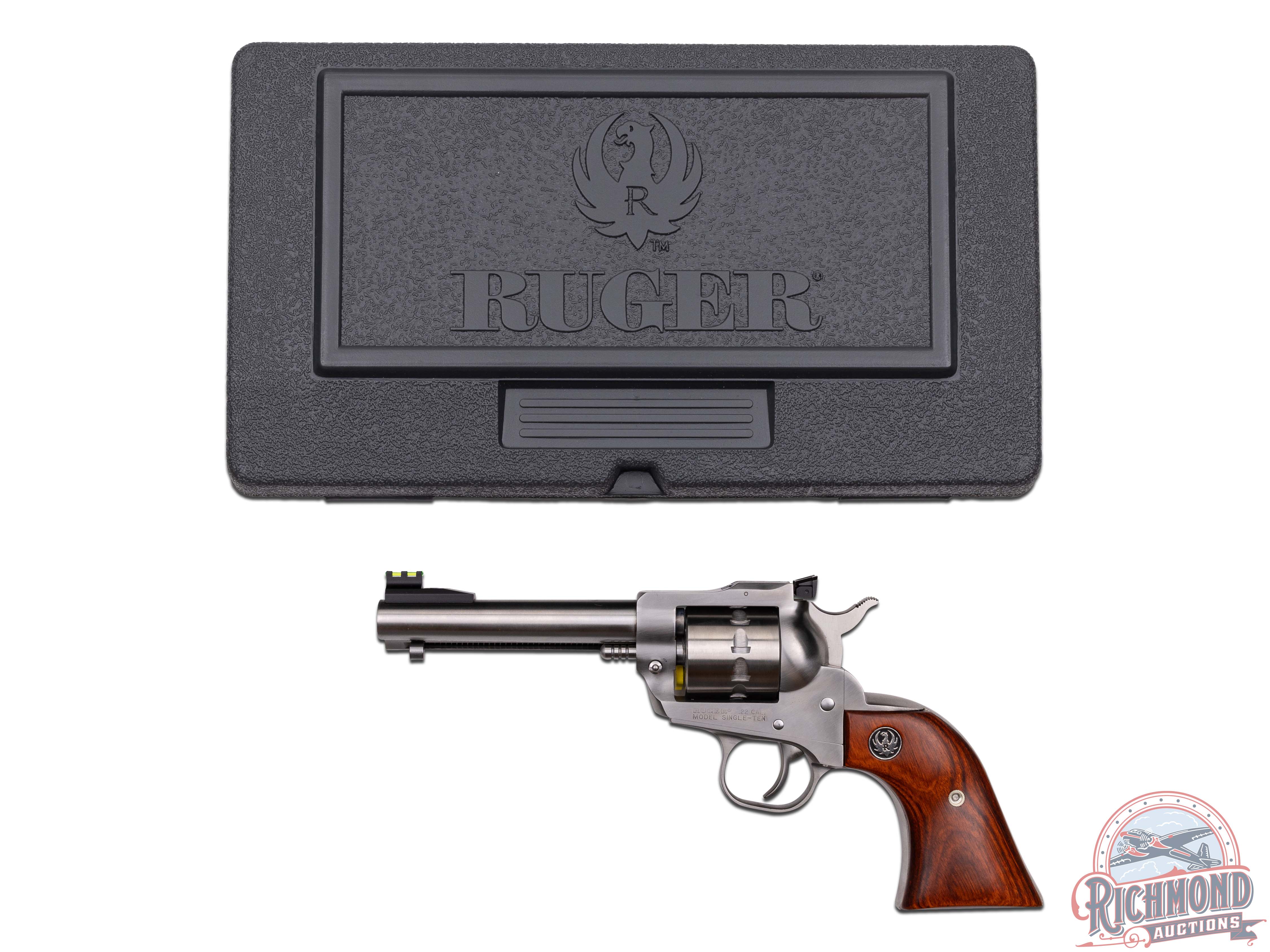 New Ruger Model Single Ten .22 LR Lipsey's Exclusive Stainless Revolver ...