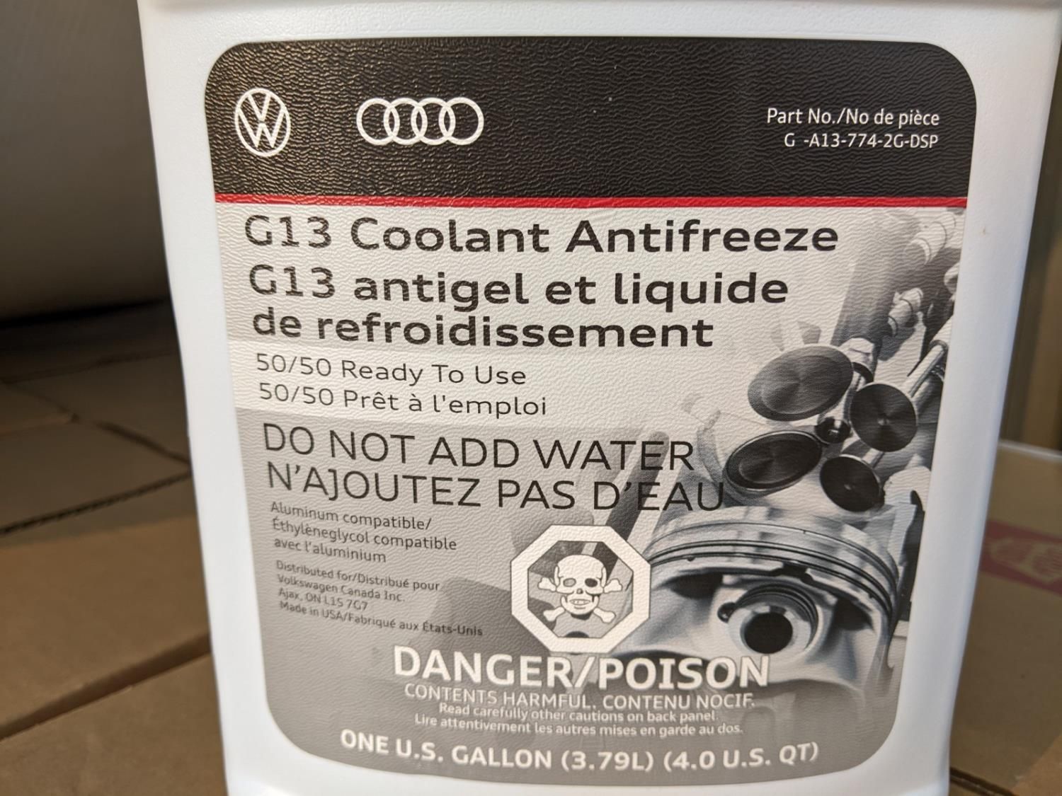 (9) Boxes of VW G13 Coolant Antifreeze (Unused) [24GG05010-038] | Team ...