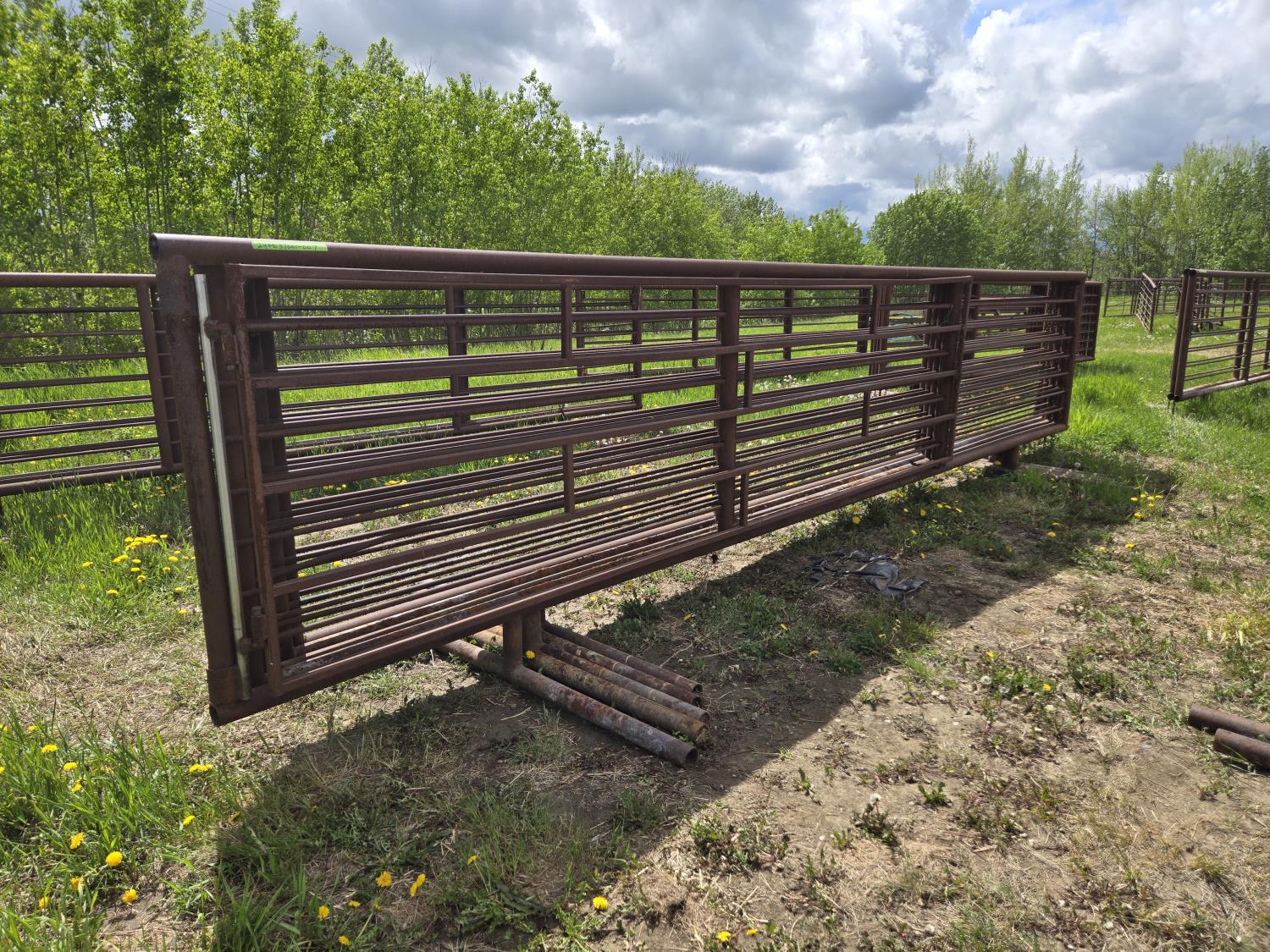 (5) 24 Ft Free Standing Panels [24FE37001-007] | Team Auctions
