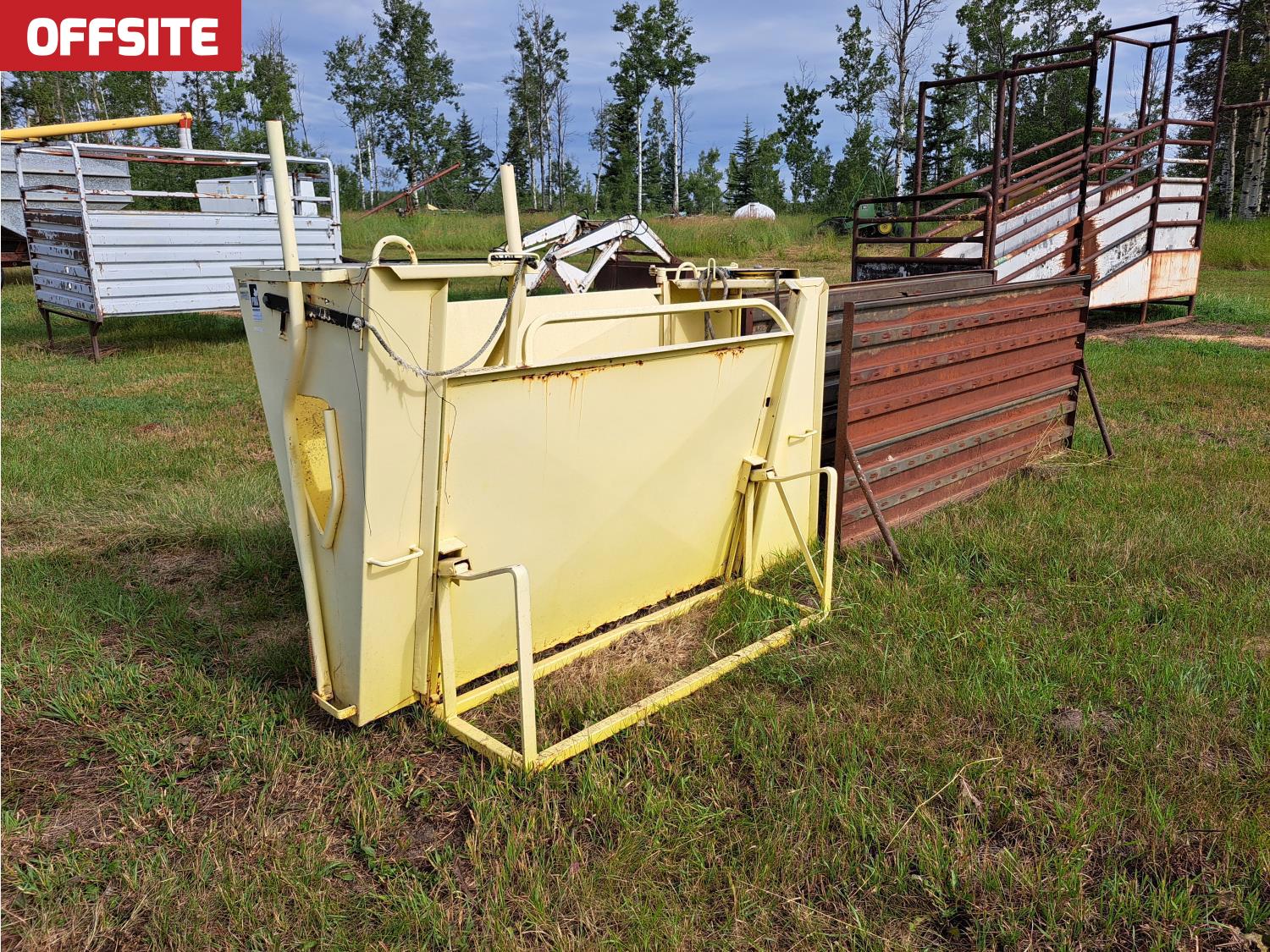 Right Hand Calf Tipping Table with 8 Ft Chute [25IE07001-007] | Team ...