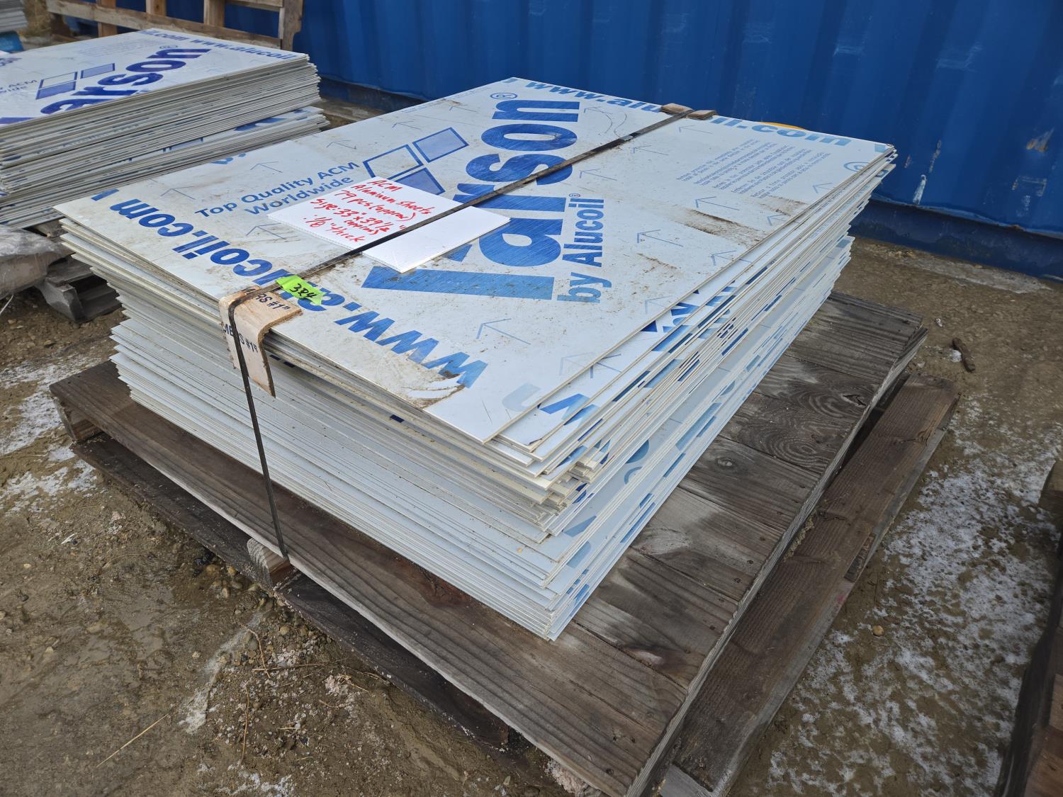 (79±) ACM Aluminum Composite Sheets [25BJ41001-324] | Team Auctions