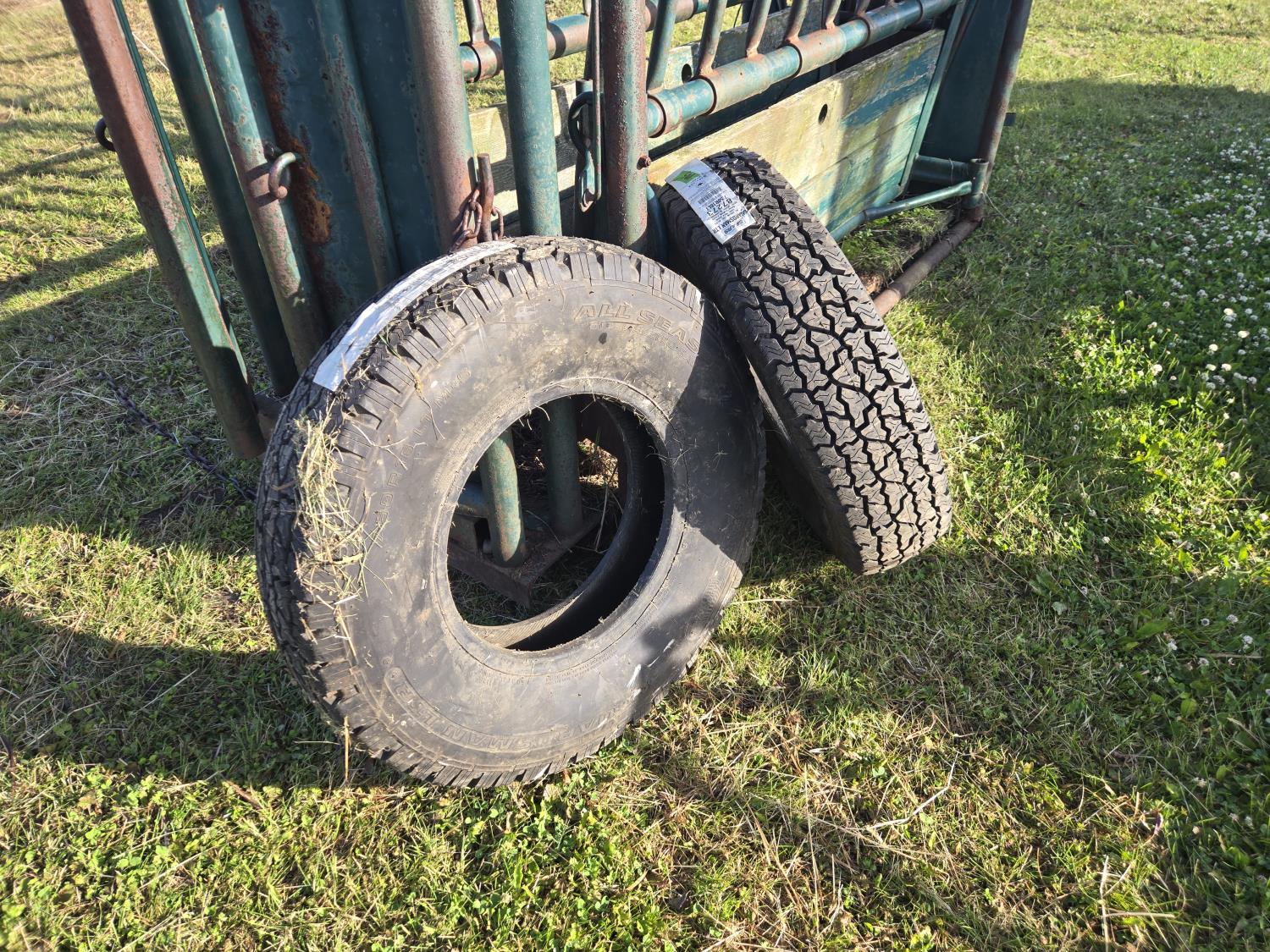 (2) Sears 7.50R16 Tires (Unused) [25GJ05001-105] | Team Auctions