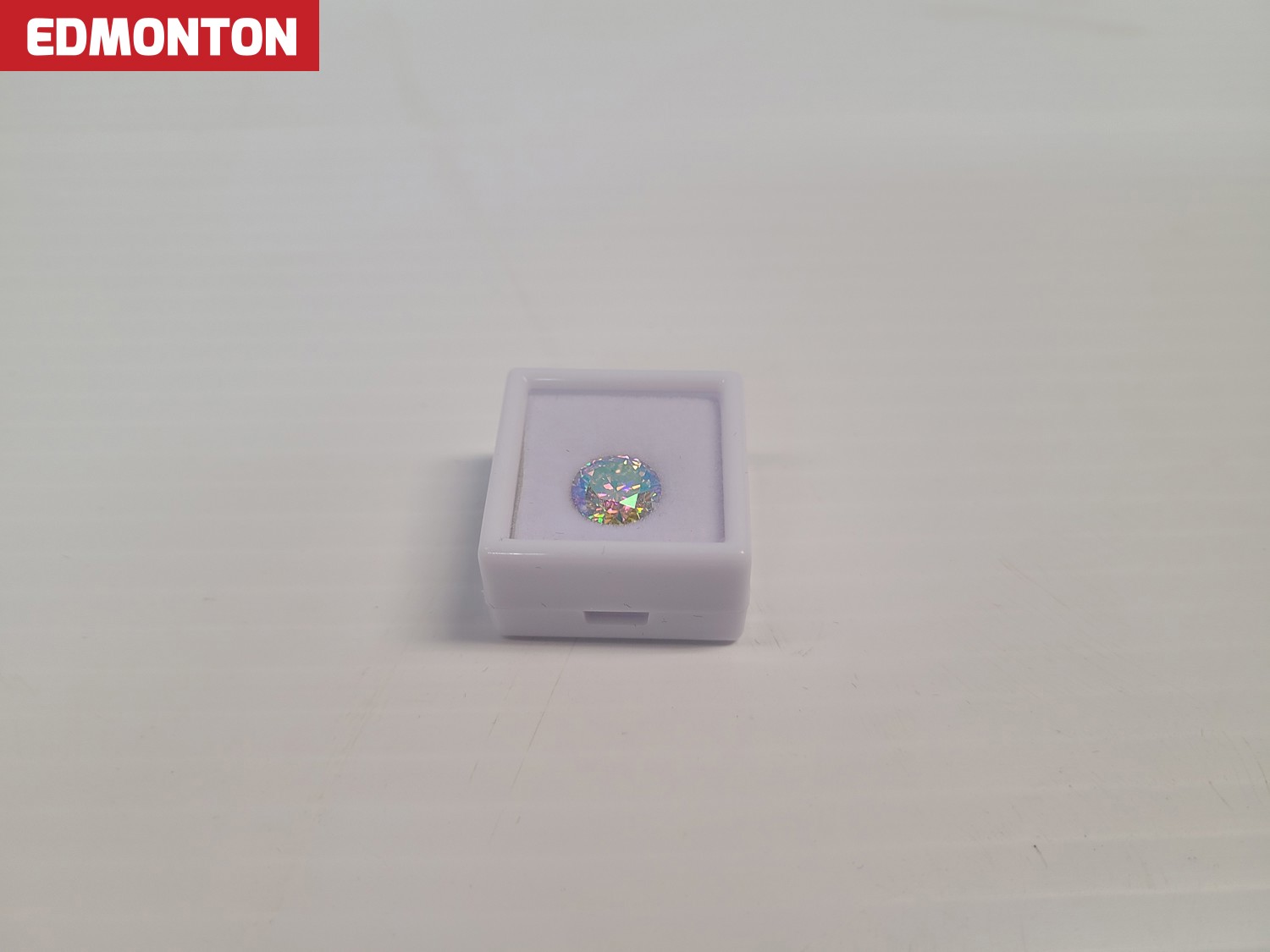 4.0Ct Aurora Moissanite Lab Diamond - Round Brilliant Cut - VVS1 ...