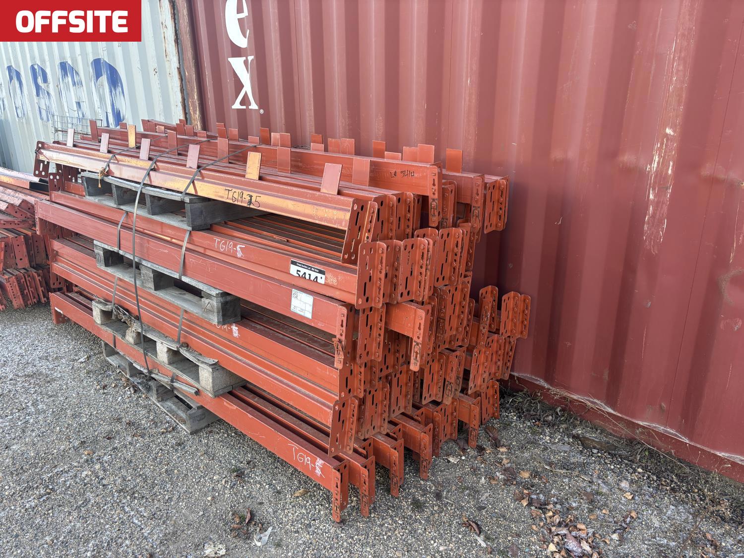 (67±) 8Ft Pallet Racking Beams [25LC48006-030] | Team Auctions