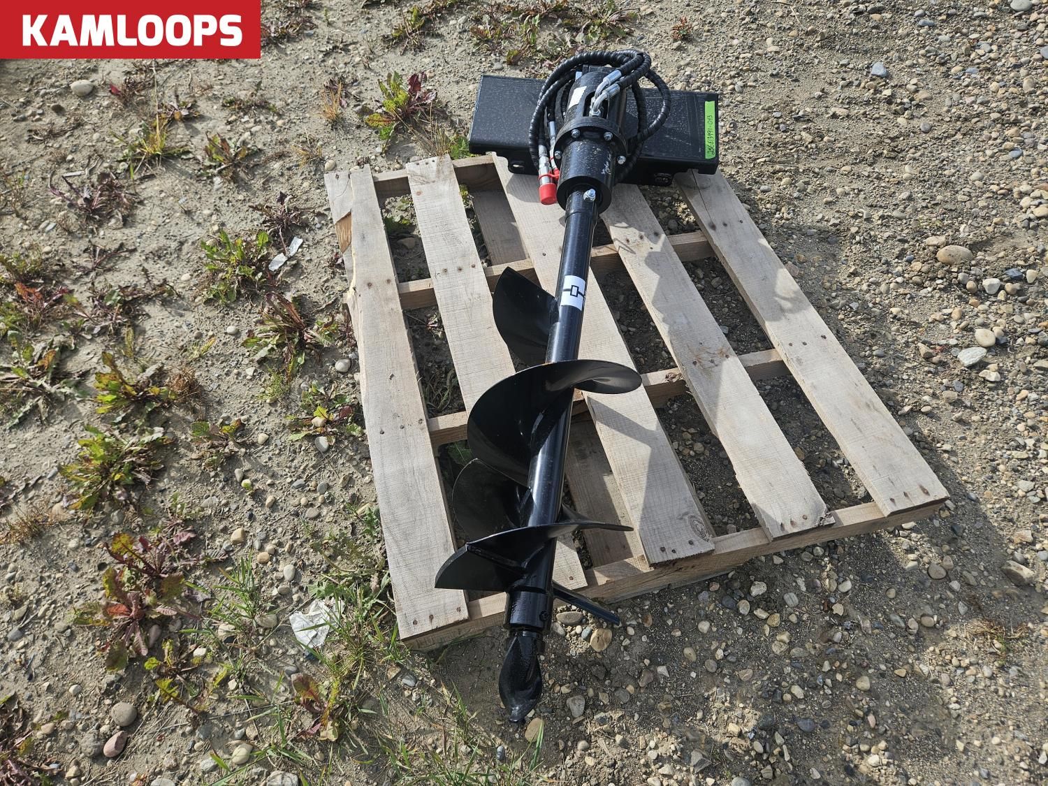 GIYI Hydraulic Auger - Mini Skid Steer Attachment (Unused) [25IB13994 ...