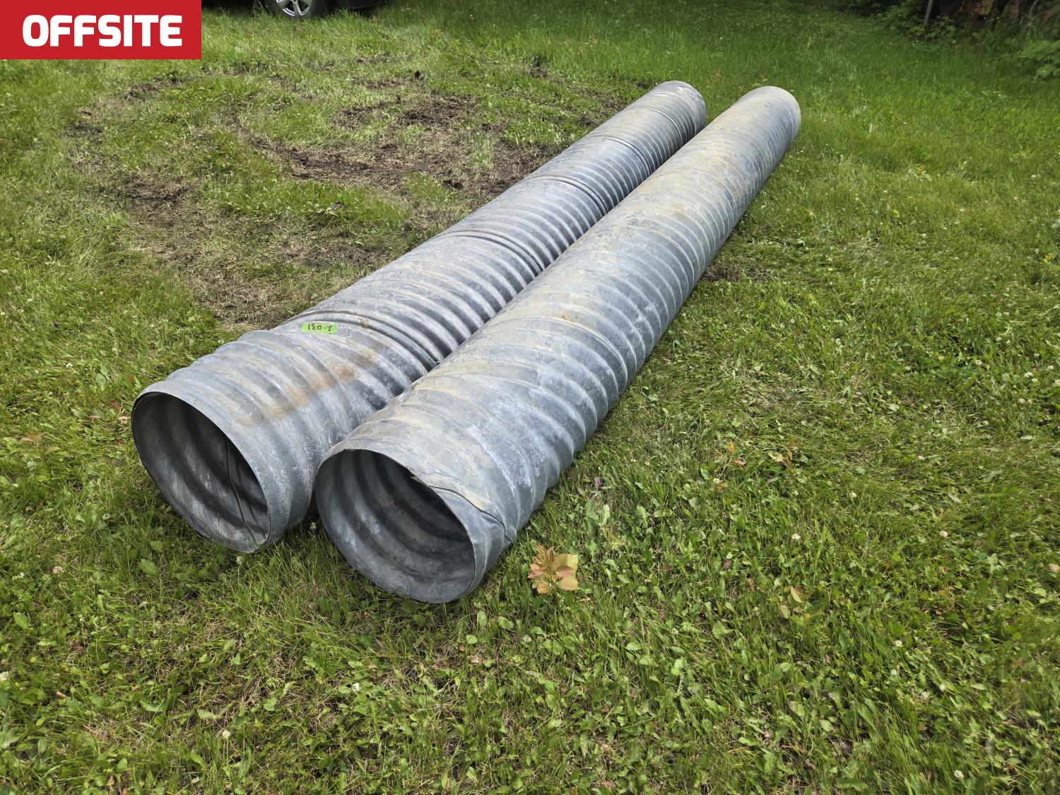 (2) 16 Inch X 13 Ft Culverts [25GJ05002-031] | Team Auctions