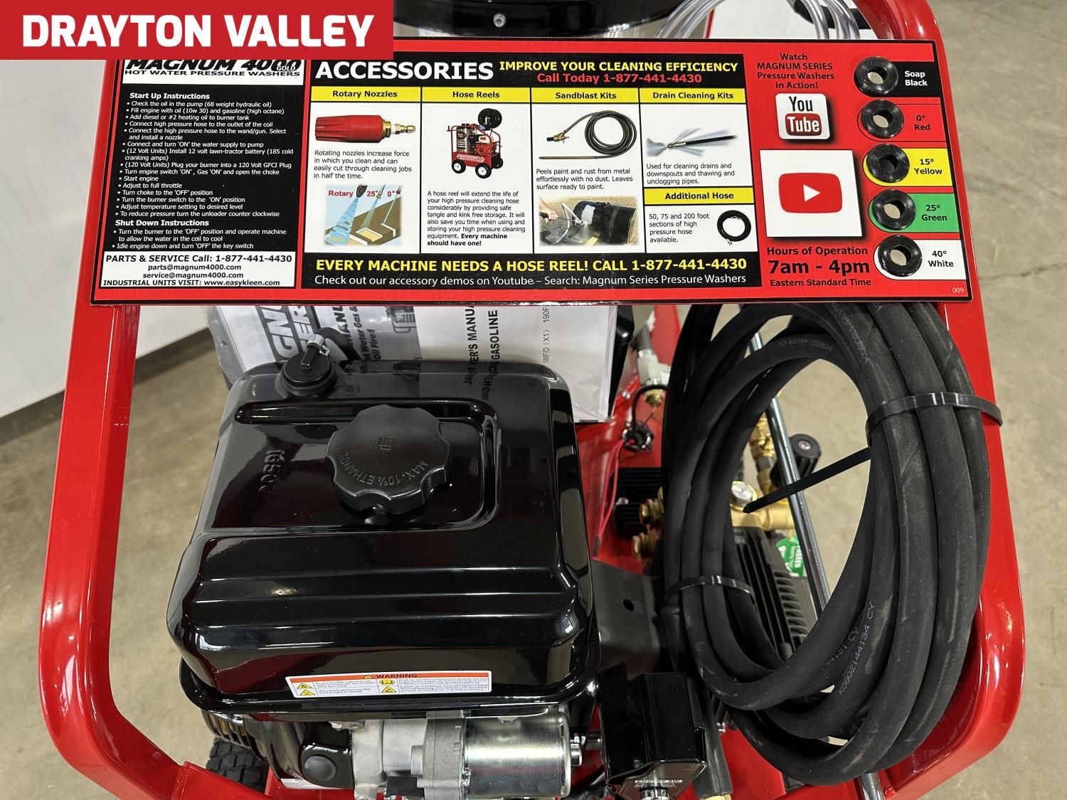 Easy Kleen Magnum 4000 Series Gold Diesel Fired Hot Water Pressure ...