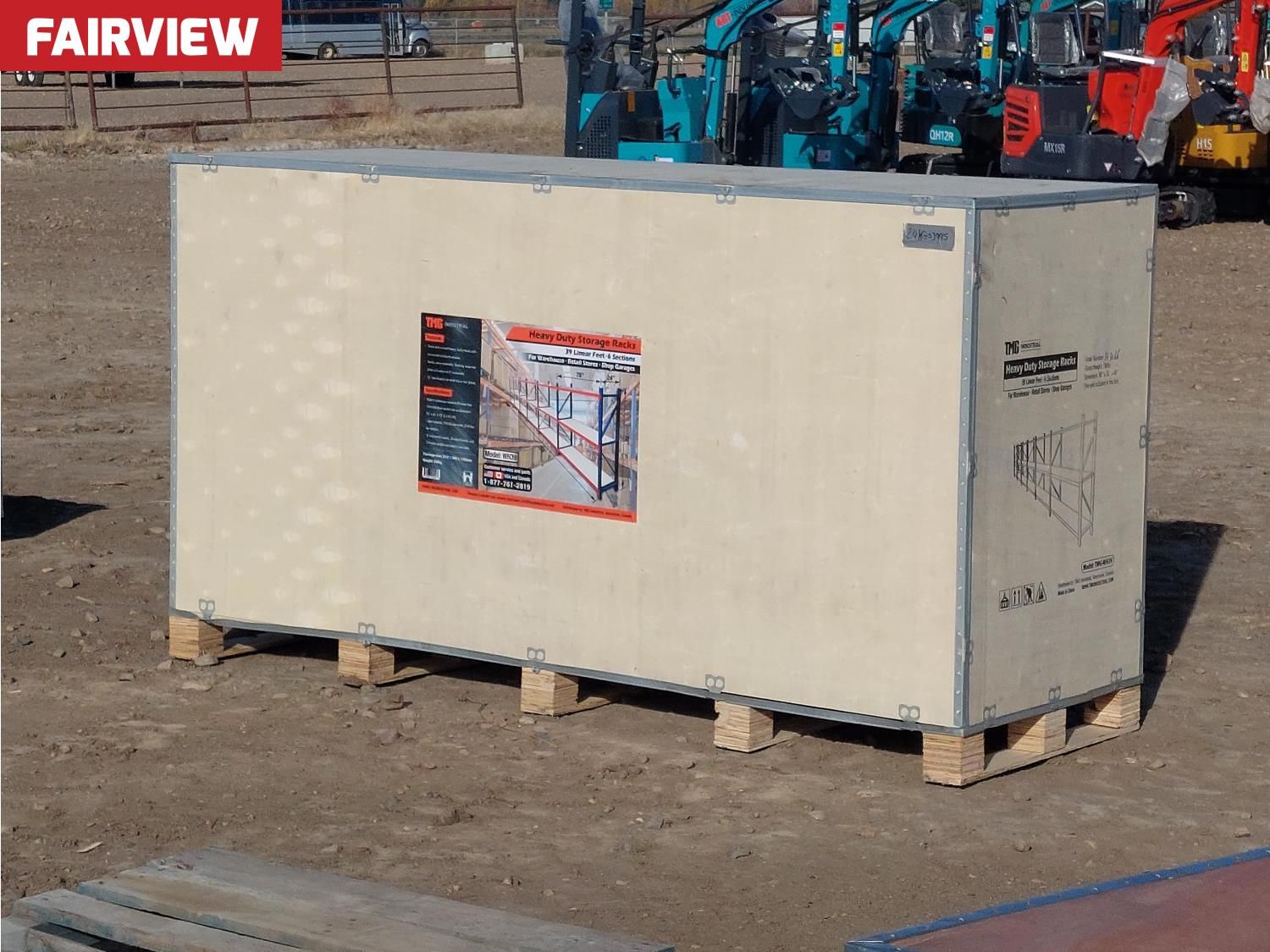 TMG Industrial WH39 39 Ft Metal Storage Shelving (Unused) [25IE10995 ...