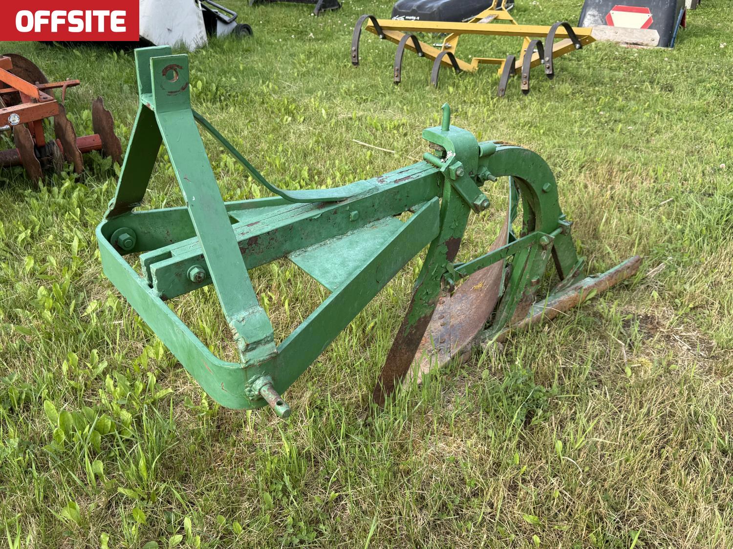 3 Point Single Bottom Plow [25IB32006-037] | Team Auctions