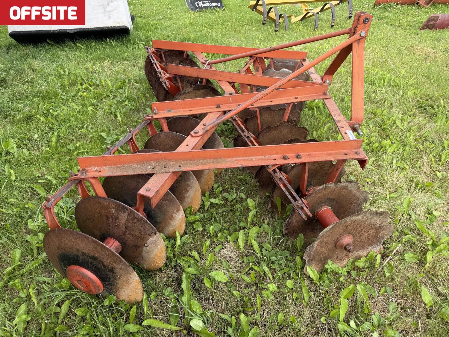 7 Ft 3 Pt Hitch Tandem Disc [25IB32006-039] | Team Auctions