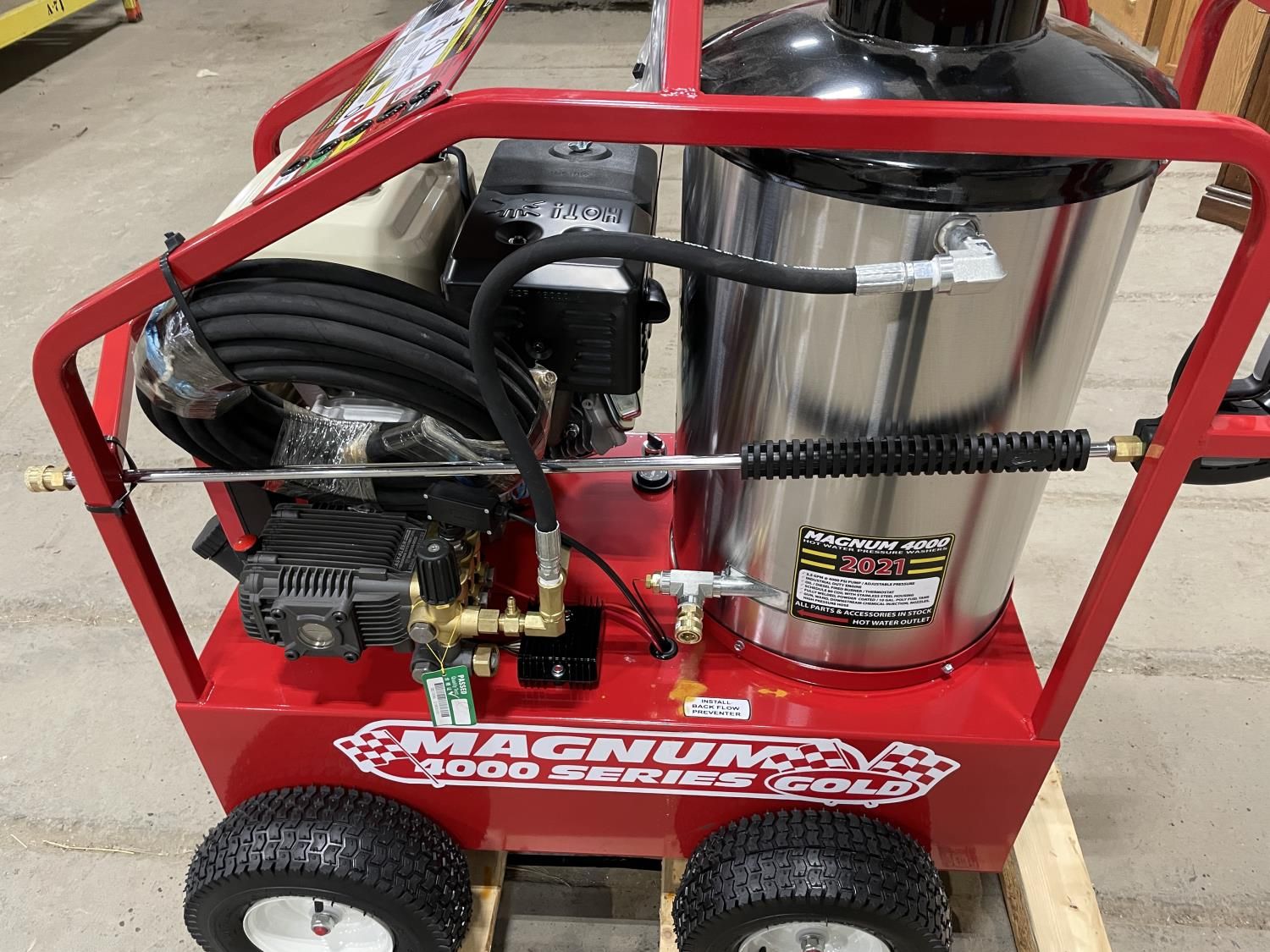 Easy Kleen GS18 4000 Series Gold Diesel Fired Hot Water Pressure Washer ...