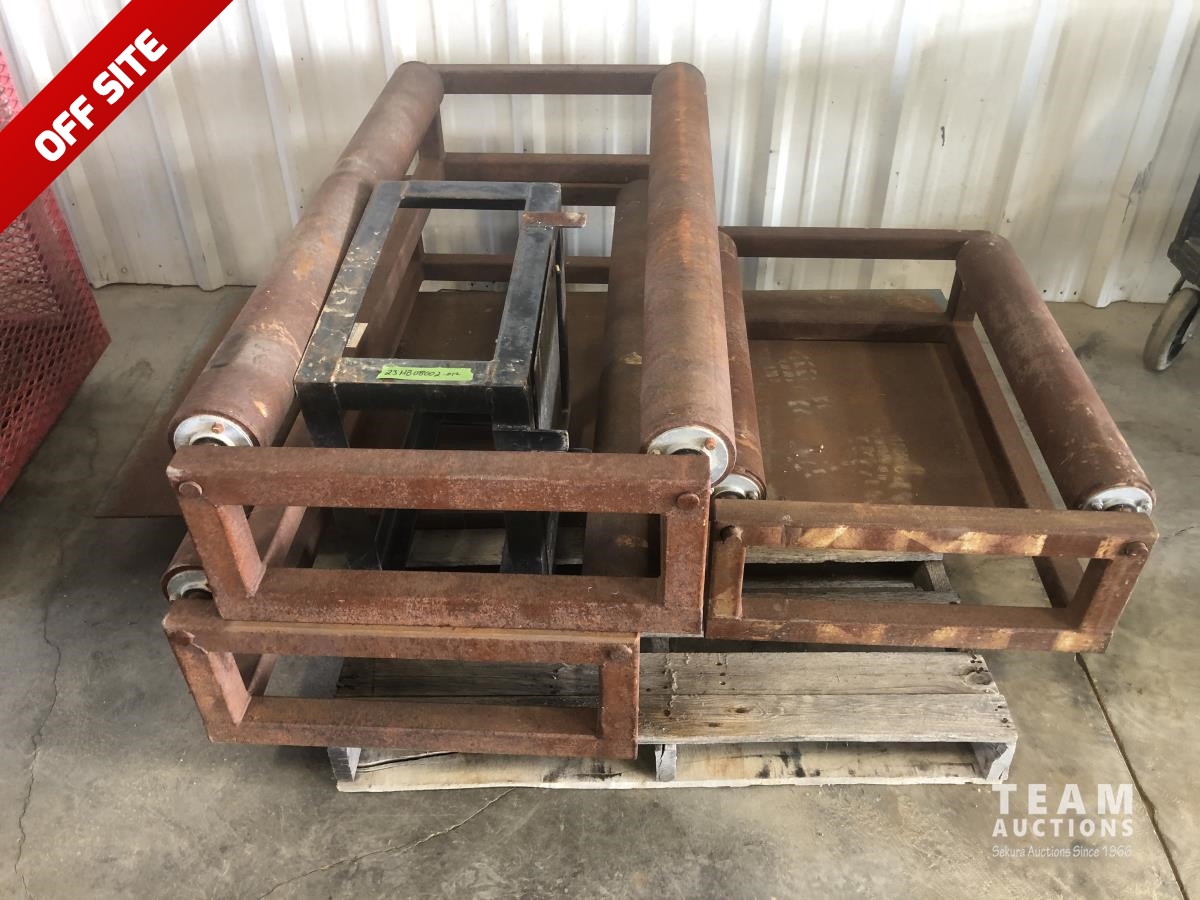 (3) Steel Roller Platforms [23HA08001-012] | Team Auctions