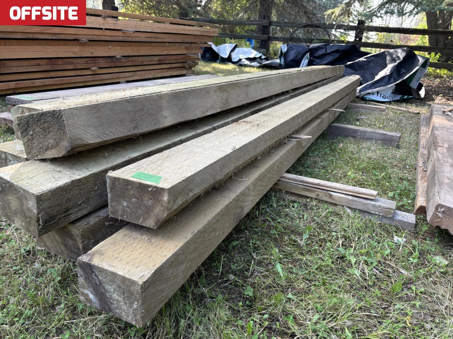 (8) 4X6 X 14 Ft Green Treated Timbers [25IN48008-035] | Team Auctions