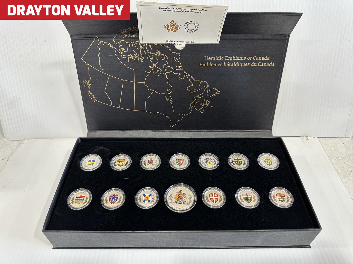 Royal Canadian Mint Coin Set - Heraldic Emblems of Canada [26DH37013 ...