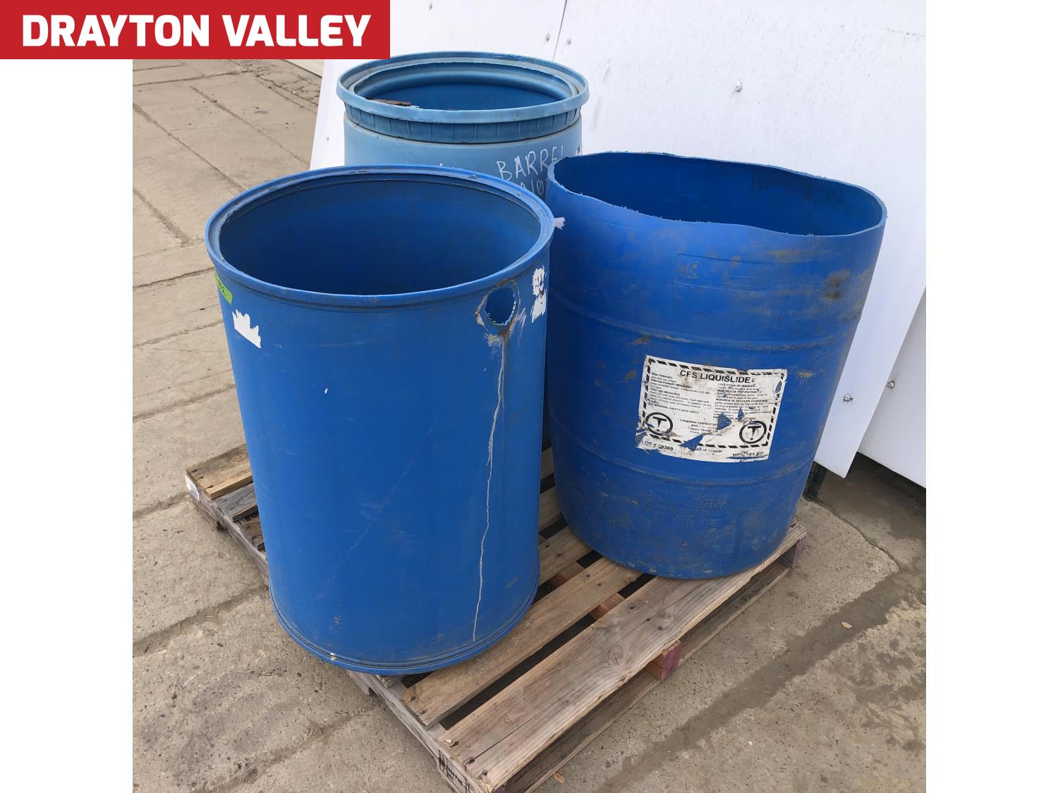 (3) Poly Rain Barrels [25JB10008-002] | Team Auctions