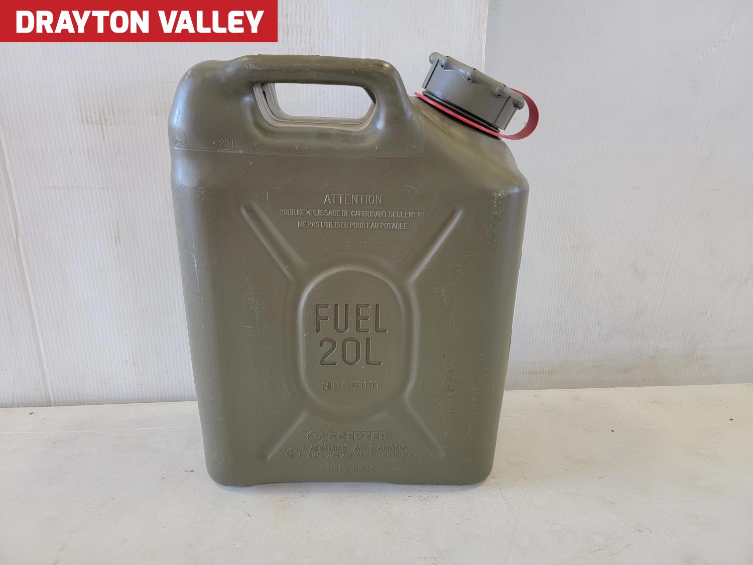 Scepter 20L Military Fuel Can [25ID10009-075] | Team Auctions