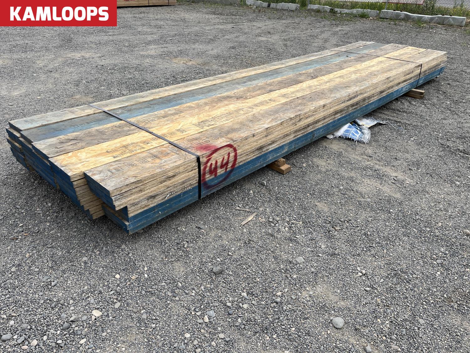 (40) Plywood Beams [25FD32992-051] | Team Auctions