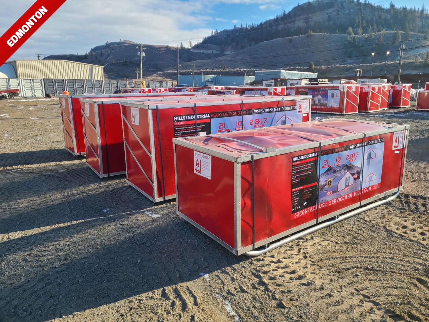 2025 Hills Industrial 50 Ft W X 120 Ft L X 26 Ft H Heavy Duty Shelter ...