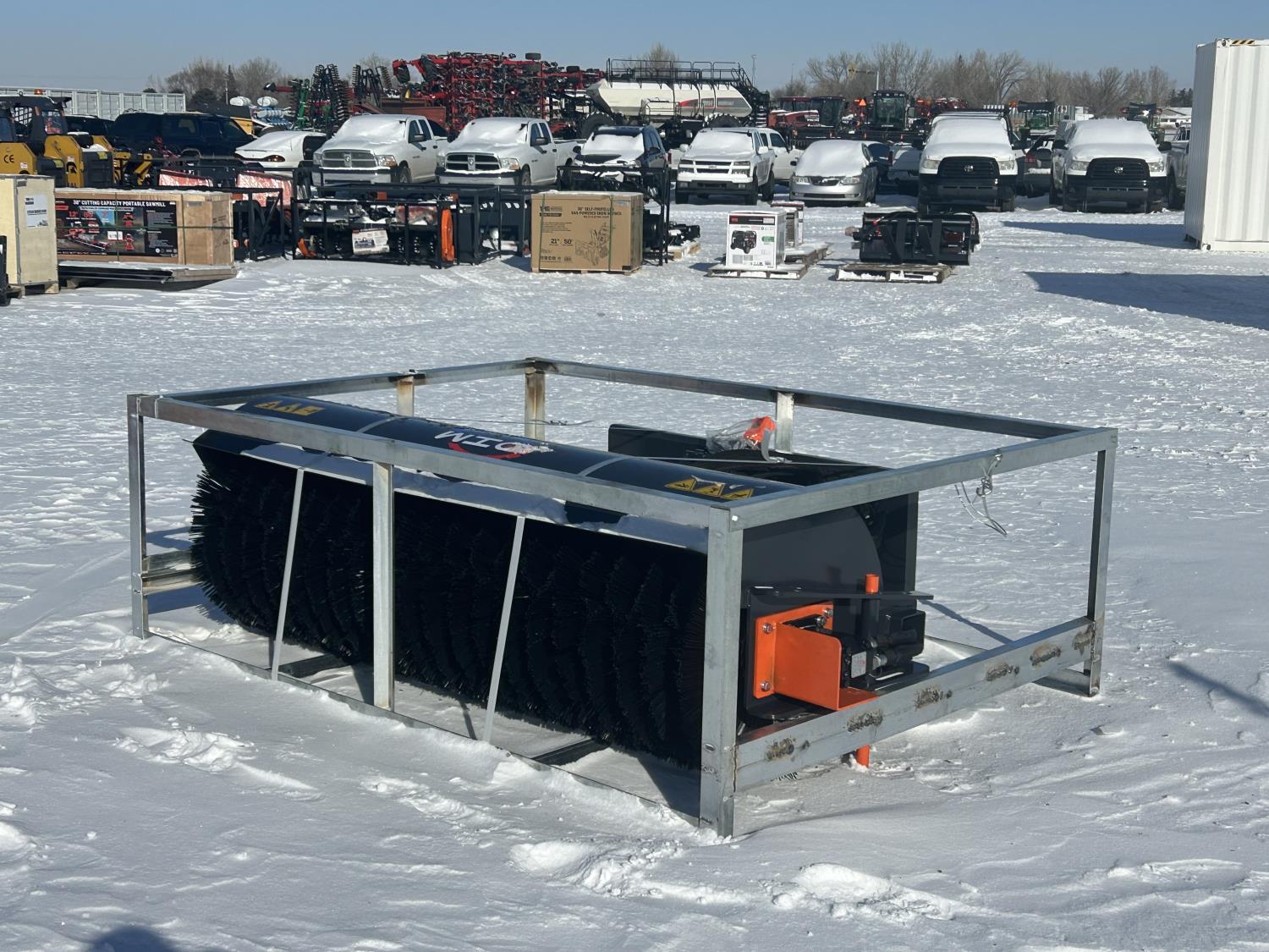 2025 WIG XN-XJ01-72 Angle Broom Sweeper - Skid Steer Attachment (Unused ...