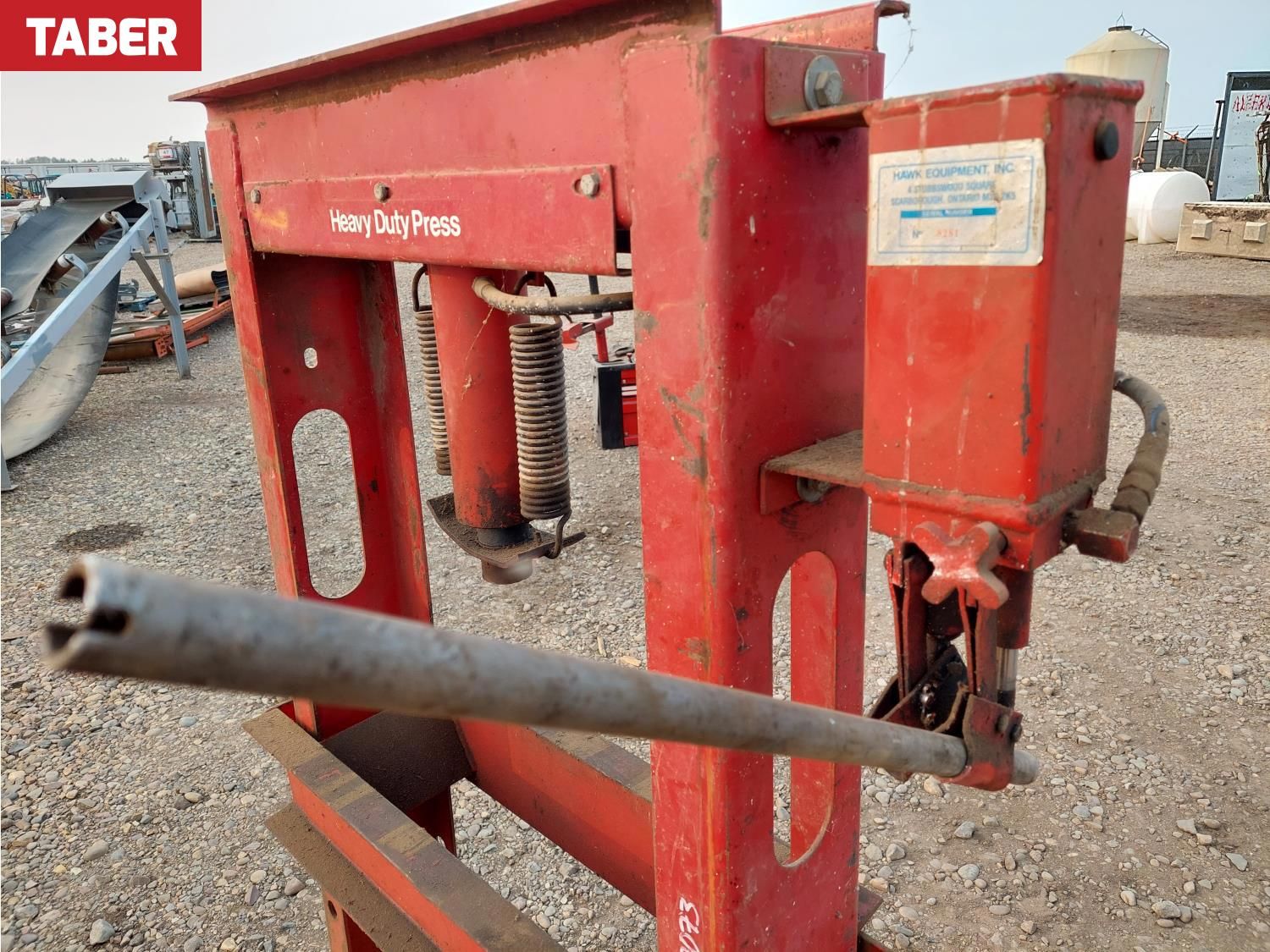 Hawk Equipment Hydraulic Press [25IH02073-005] | Team Auctions