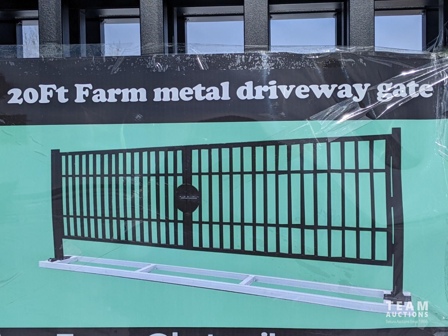 2024 Greatbear Tm18-Ncc 20 Ft Metal Driveway Iron Gates (Unused ...