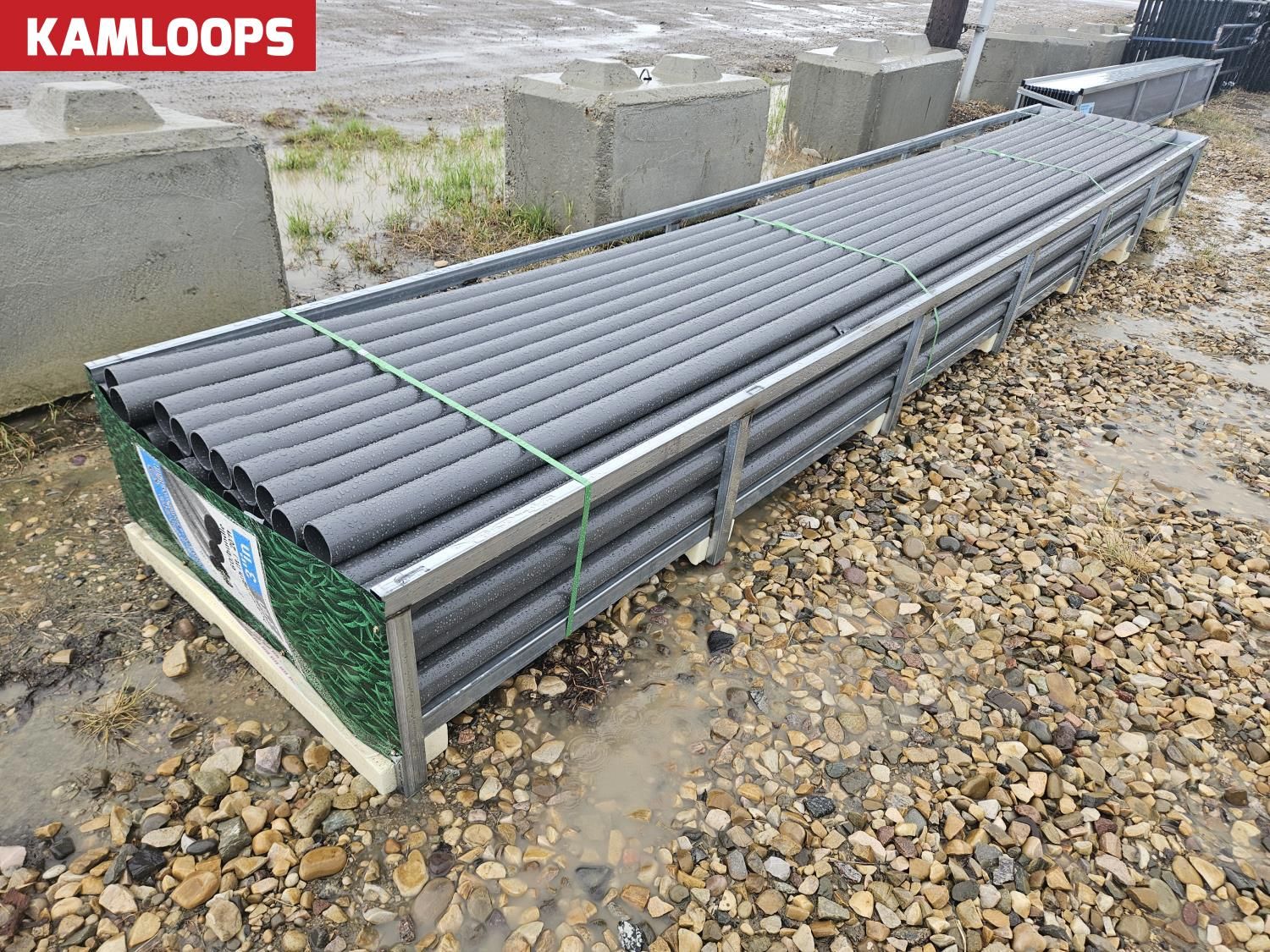 (58) Grey Rigid Non-Metallic PVC Conduit (Unused) [25KF54996-082 ...