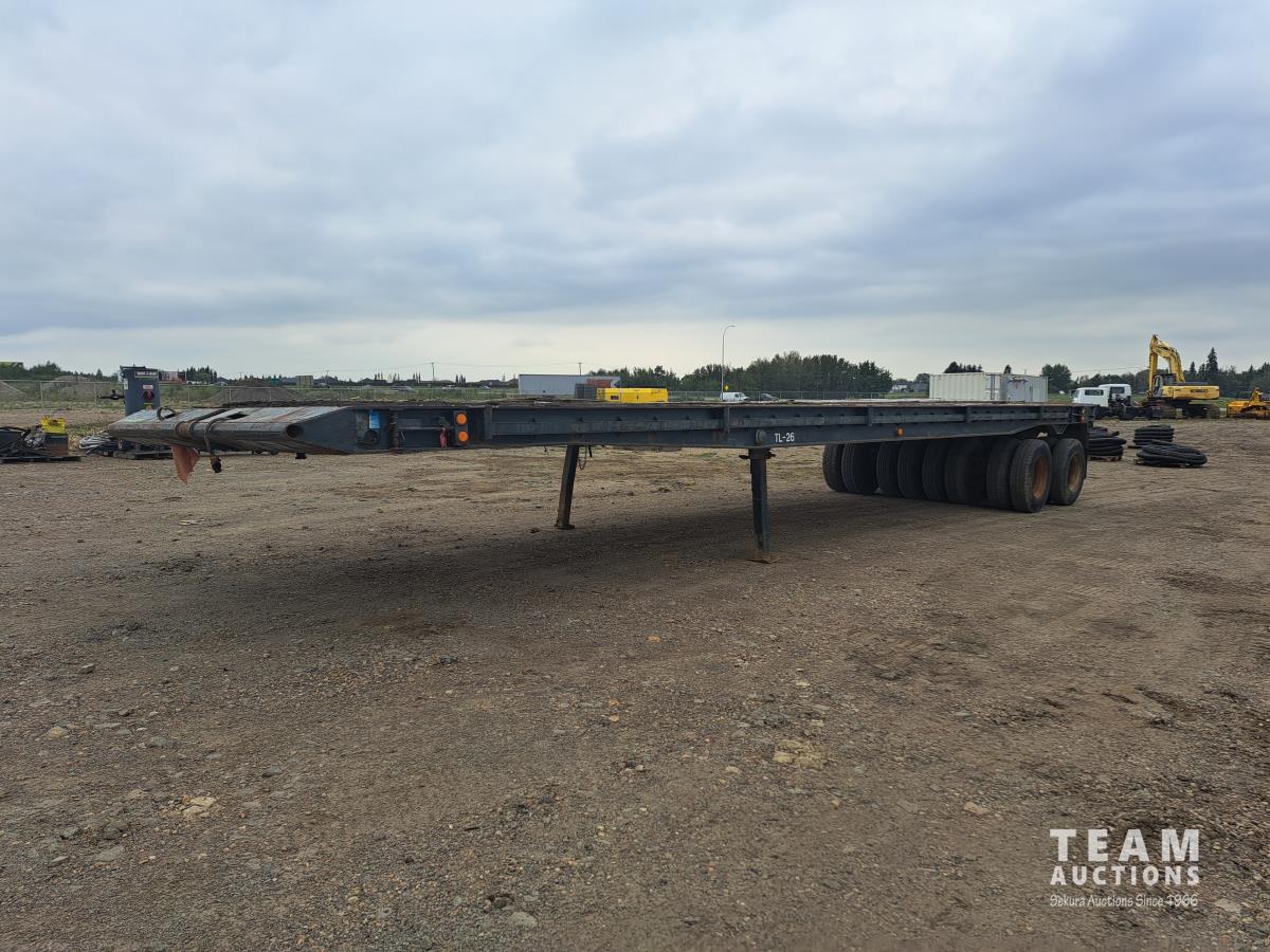 32 Ft 16 Wheel Oilfield Float Trailer [23HB18024-025] | Team Auctions
