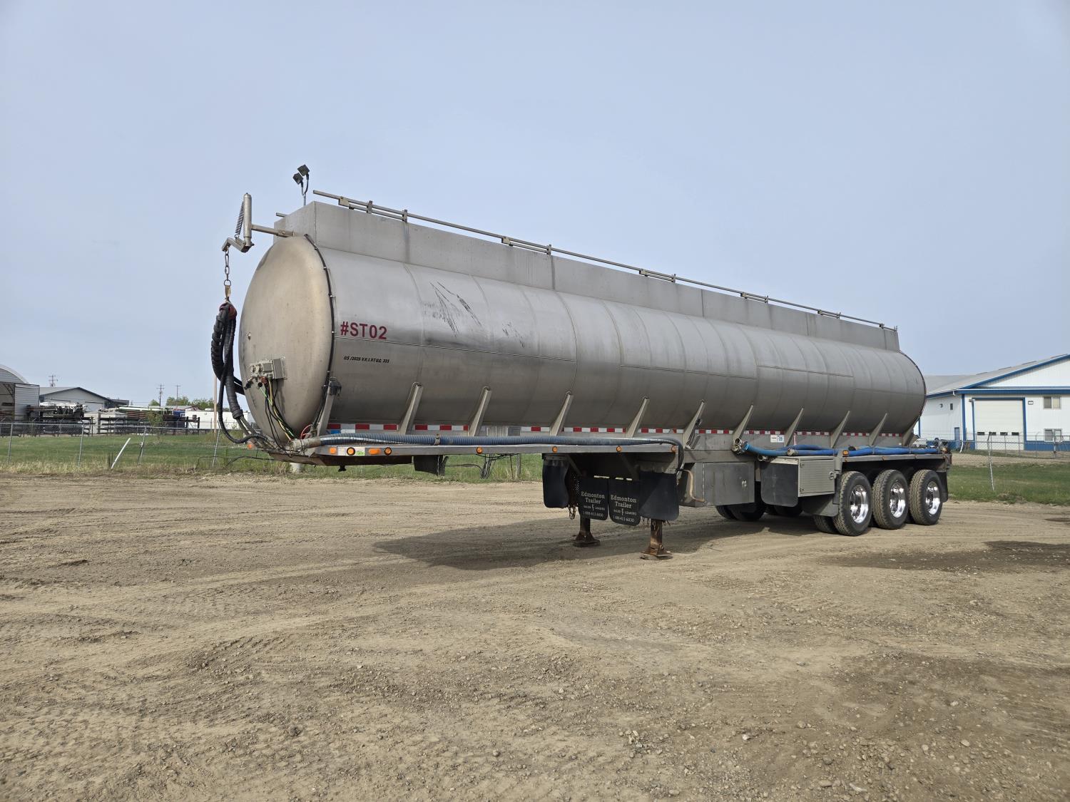 2005 Lazer Inox 42000 Liter TRI/A Stainless Steel Tanker Trailer ...