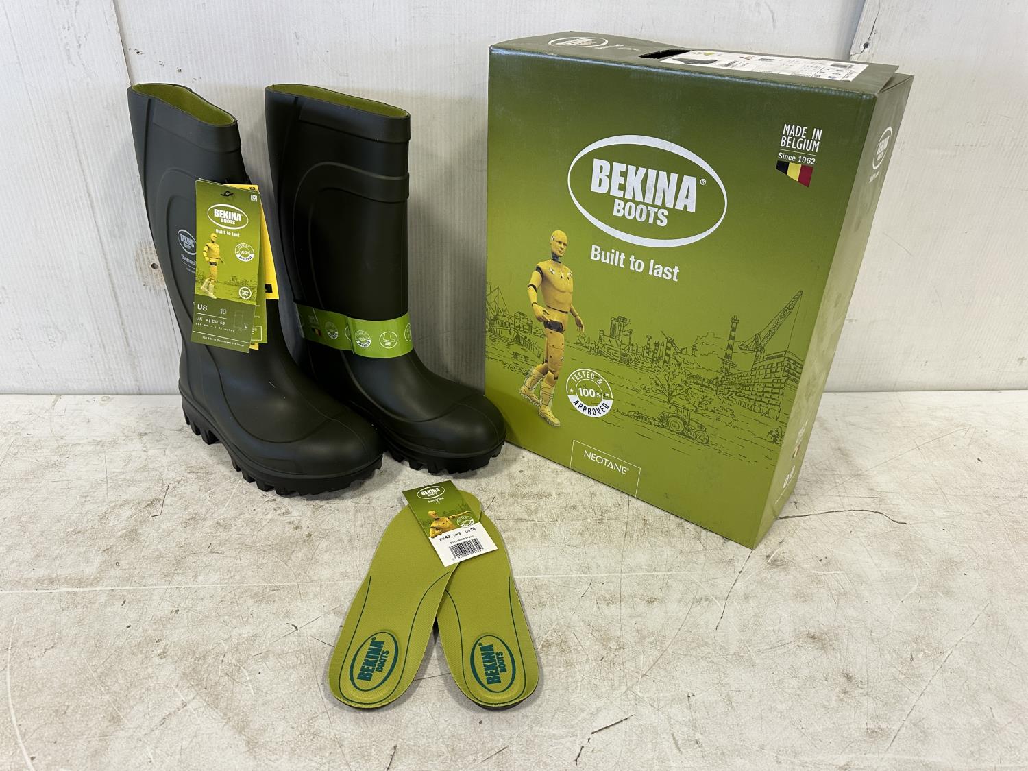 Bekina Thermolite Iceshield Safety Boots - Size 10 (Unused) [25DC37990 ...