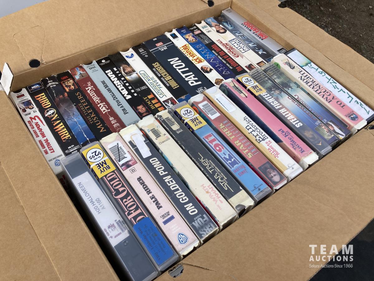Qty of VHS Tapes [24FI02002-270] | Team Auctions