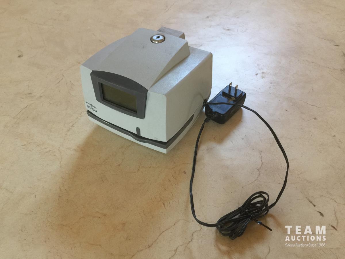 Pyramid 3500 Time Clock Machine [23EC02055-024] | Team Auctions
