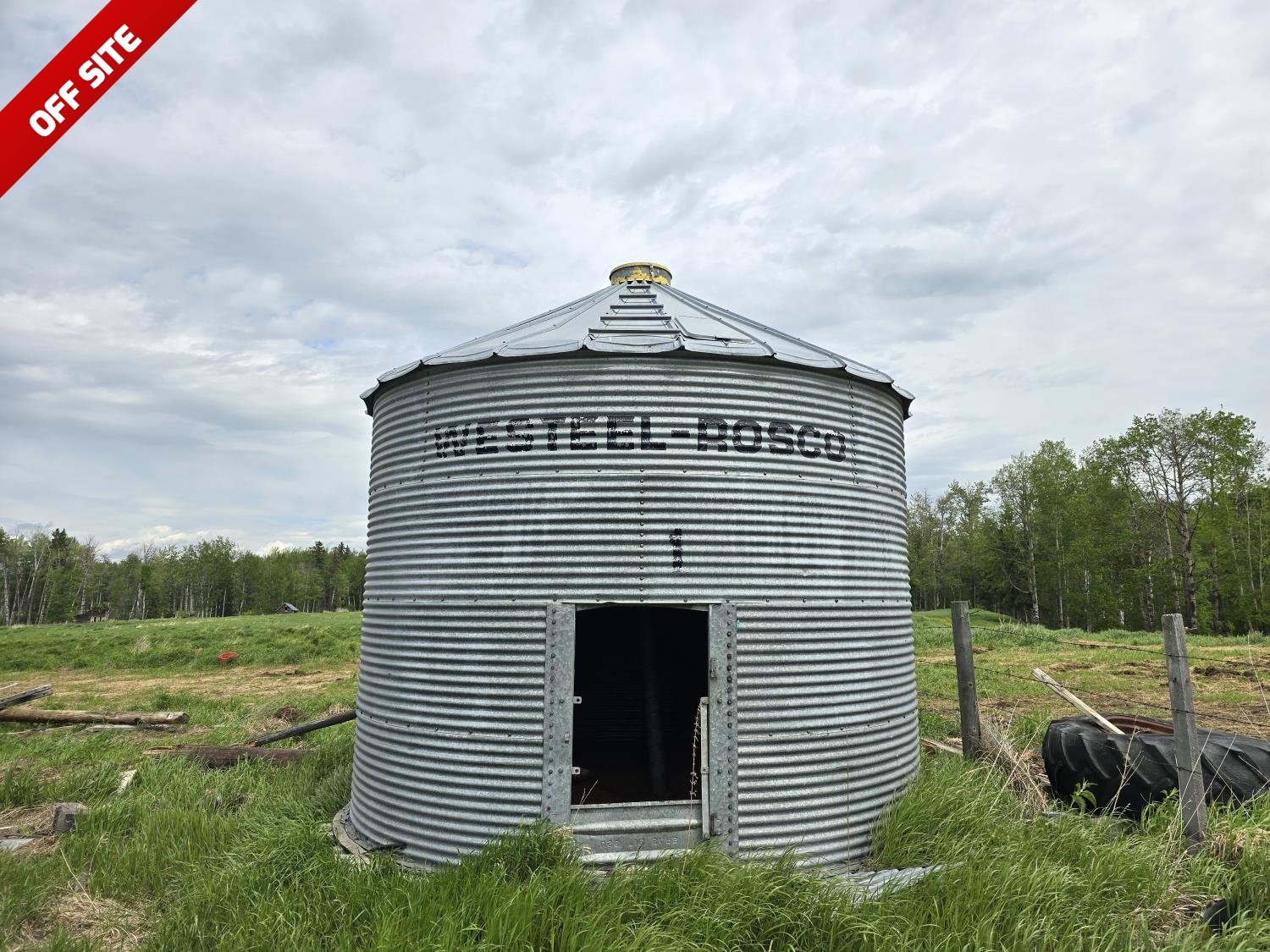 Westeel Rosco 14 Ft 4 Ring Flat Bottom Bin [24JD37096-003] | Team Auctions