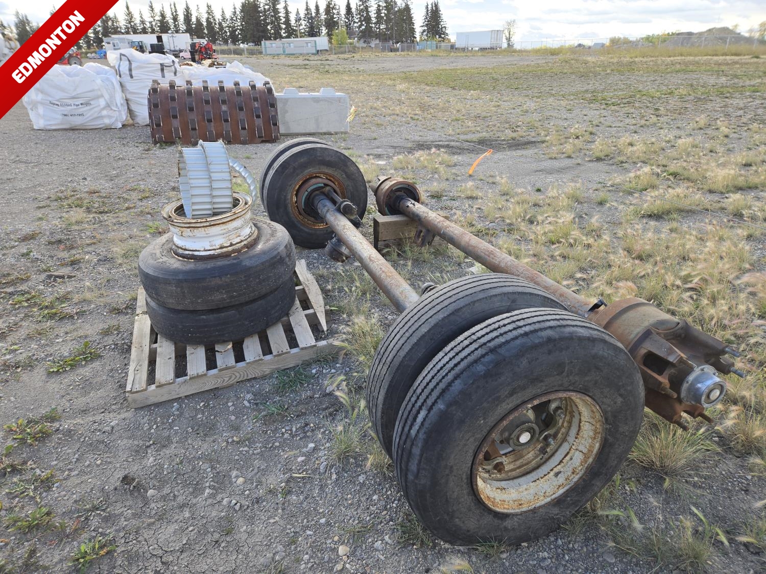 (2) 10 Ft Wide 20000 lb Lowboy Axles [24JD41005-001] | Team Auctions