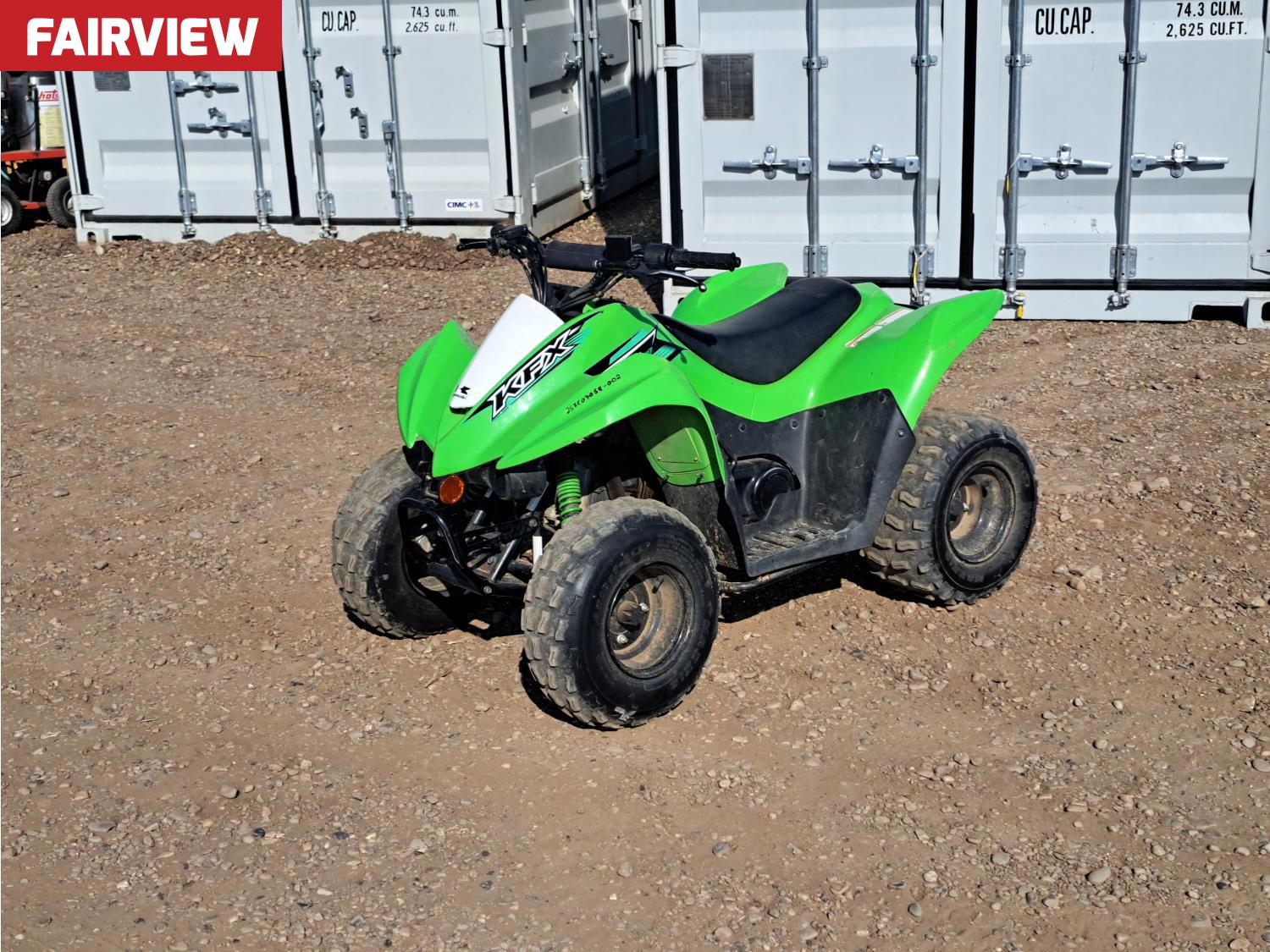 2015 Kawasaki KFX 90 2WD ATV [25IE07058-002] | Team Auctions