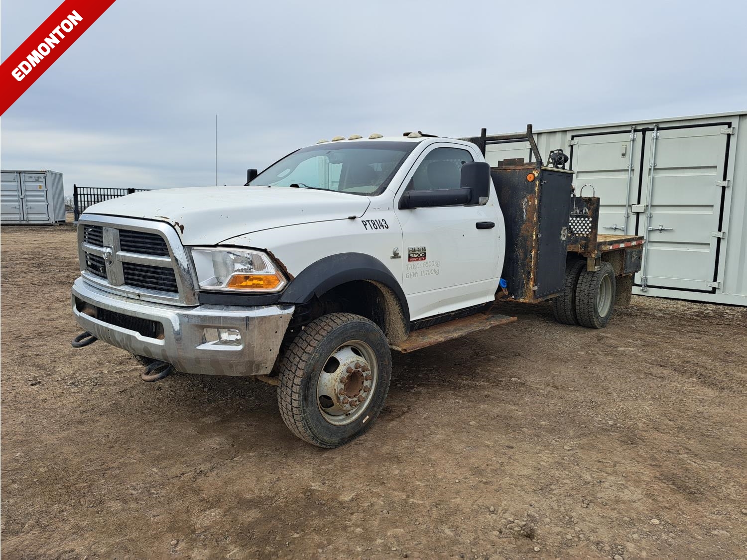 2012 Dodge Ram 5500 HD ST 4X4 Dually Regular Cab Flat Deck Truck ...