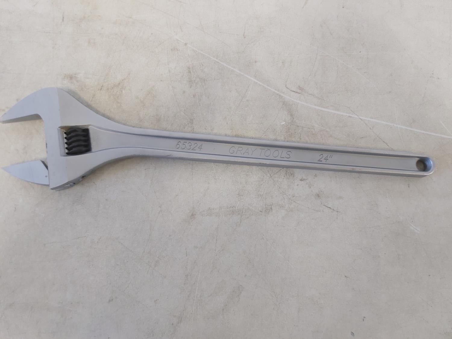 Gray Tools 24 Inch Adjustable Wrench (Unused) [24DA05990-106] | Team ...