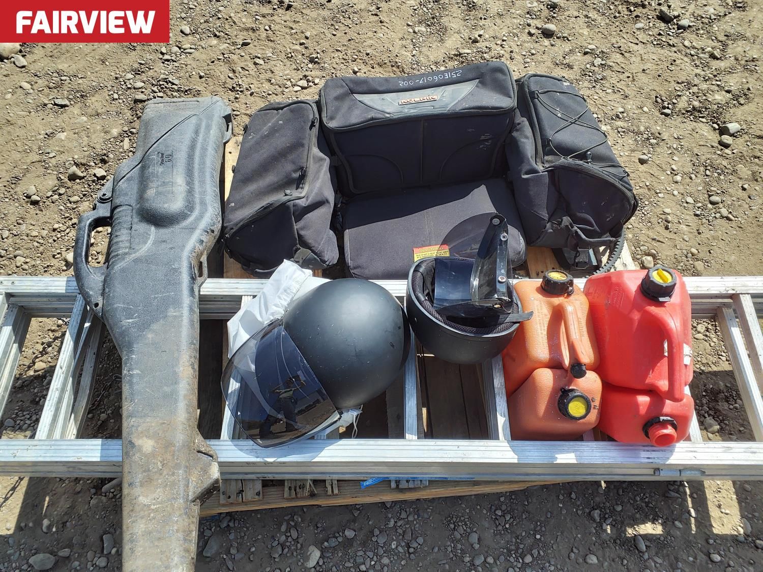 ATV Ramps, Helmets, Soft Quad Seat, Gun Boot & Jerry Cans [25IE06017 ...