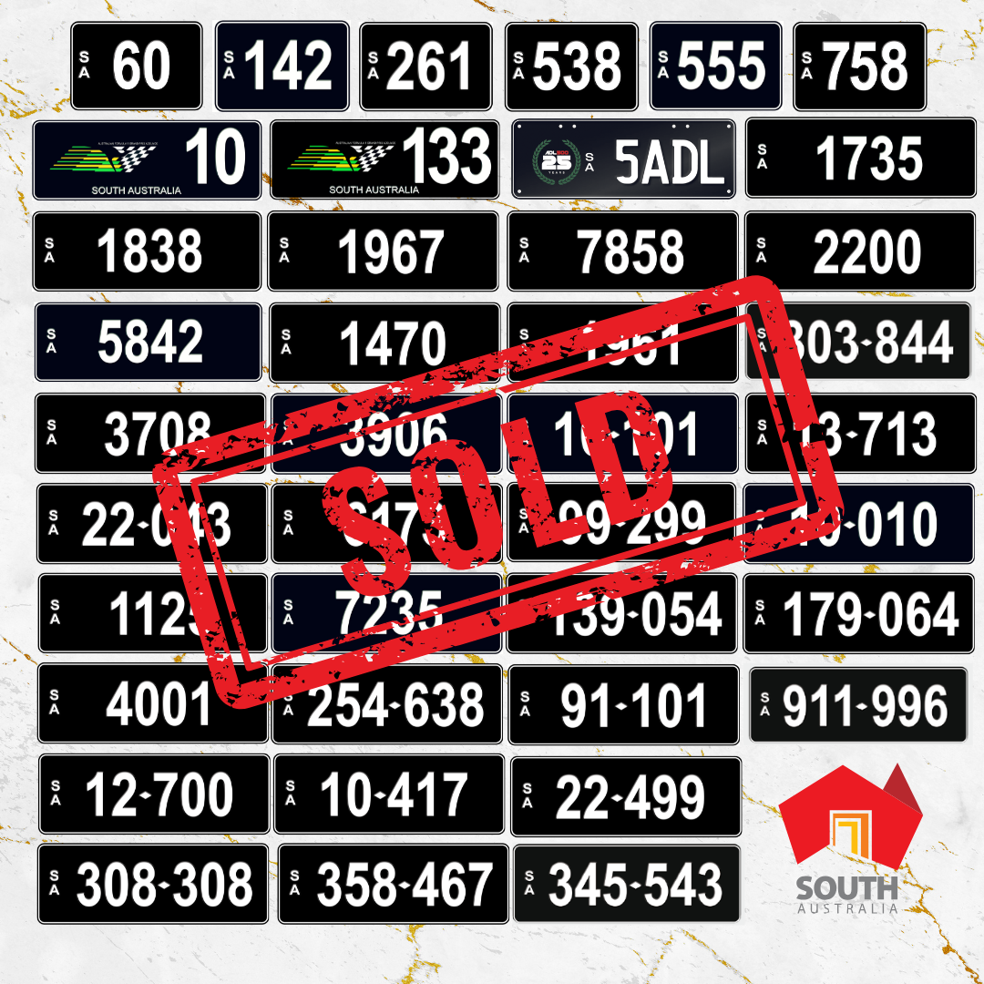 Upcoming Auctions | Numeric Plates SA