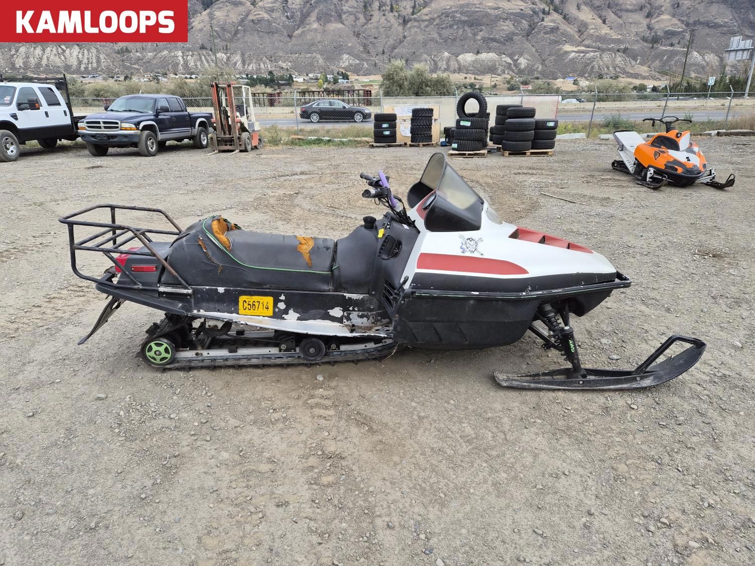 1996 Arctic Cat EXT Powder Special Snowmobile (Inoperable) [25KF93011 ...