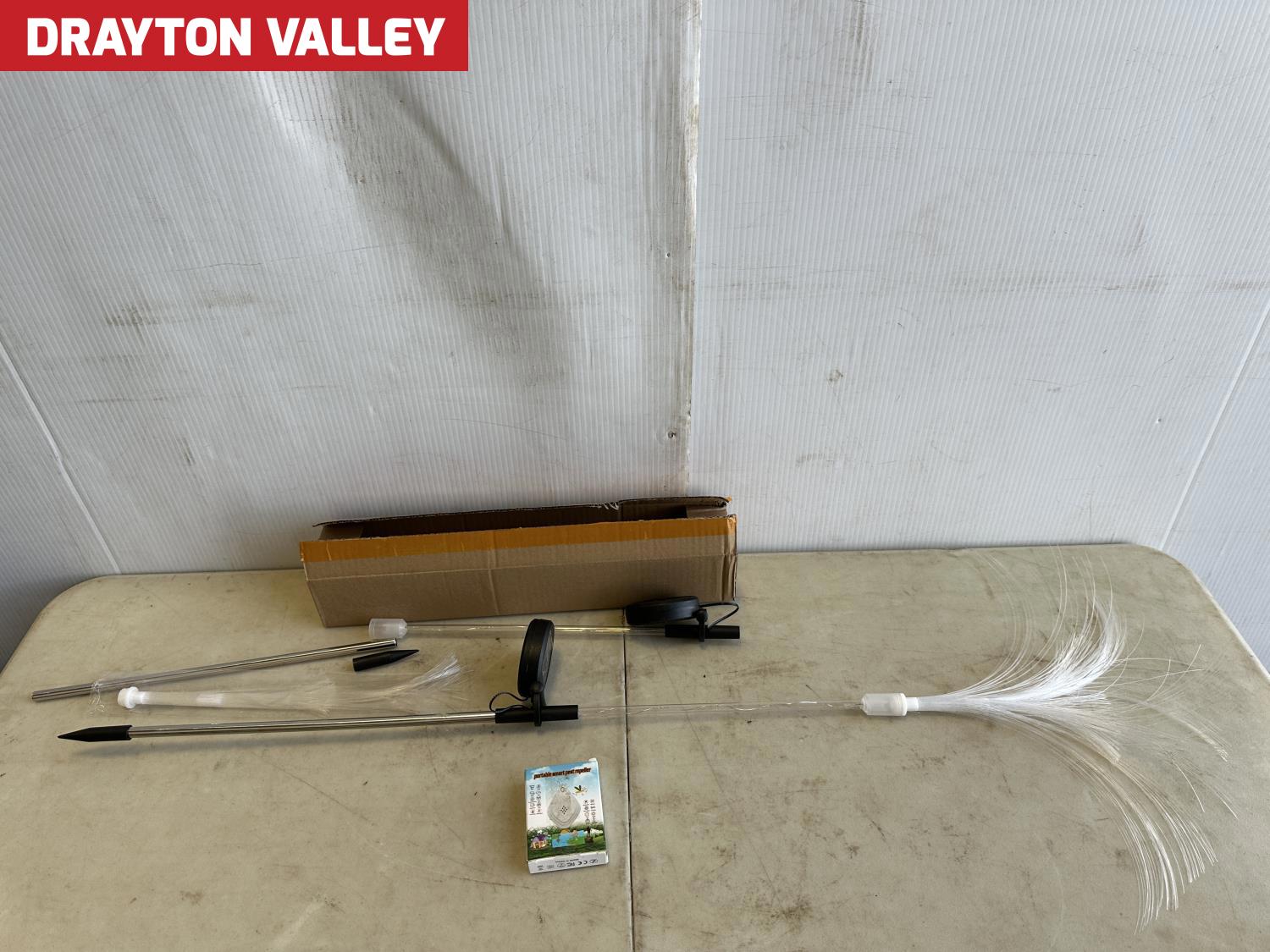 (2) Garden Solar Lights and Smart Pest Repeller [25GB05997-103] | Team ...