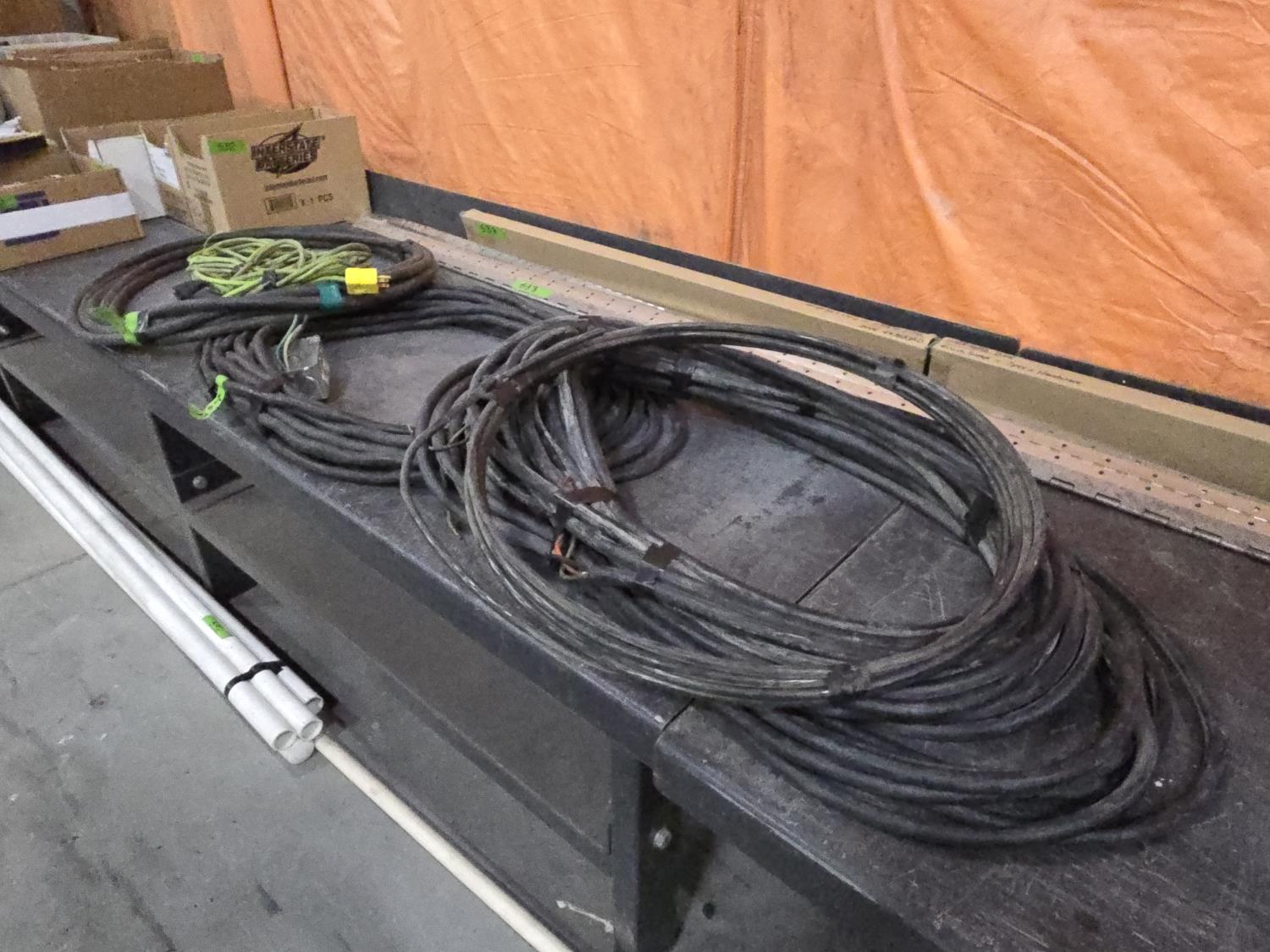 (4) Extension Cords & 20 Ft Solid 7 Strand Solid Core Wire [25BJ41001 ...