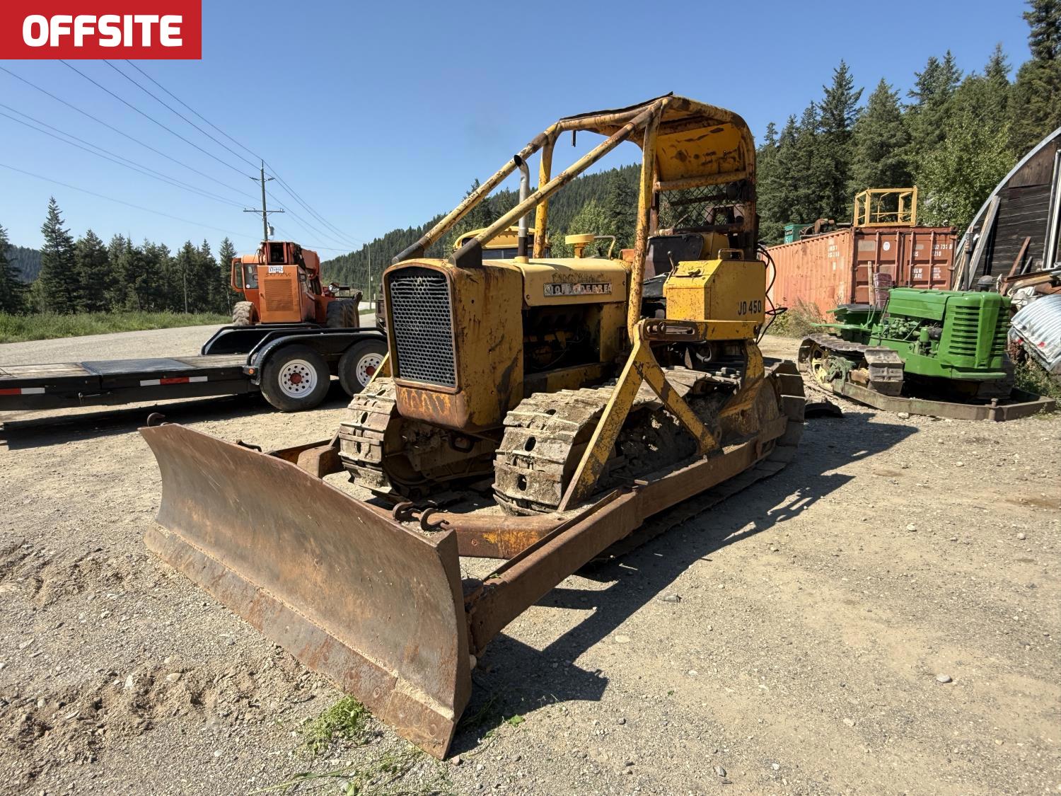 John Deere 450 Crawler Dozer [25IB32001-004] | Team Auctions