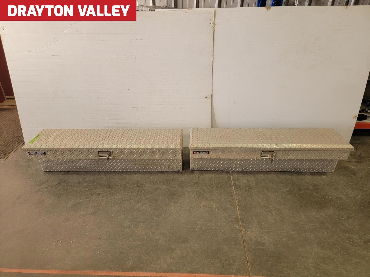 (2) Challenger Aluminum Sidemount Truck Tool Boxes [25KE90012-007 ...